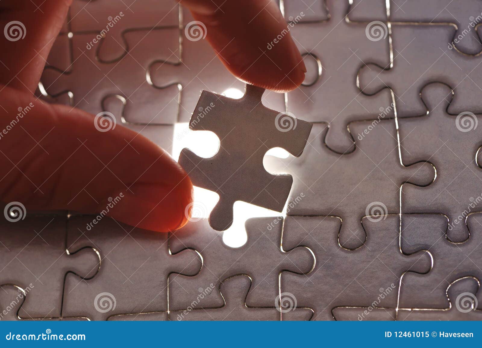 Hand With Missing Jigsaw Puzzle Piece. Business Concept Image For ...