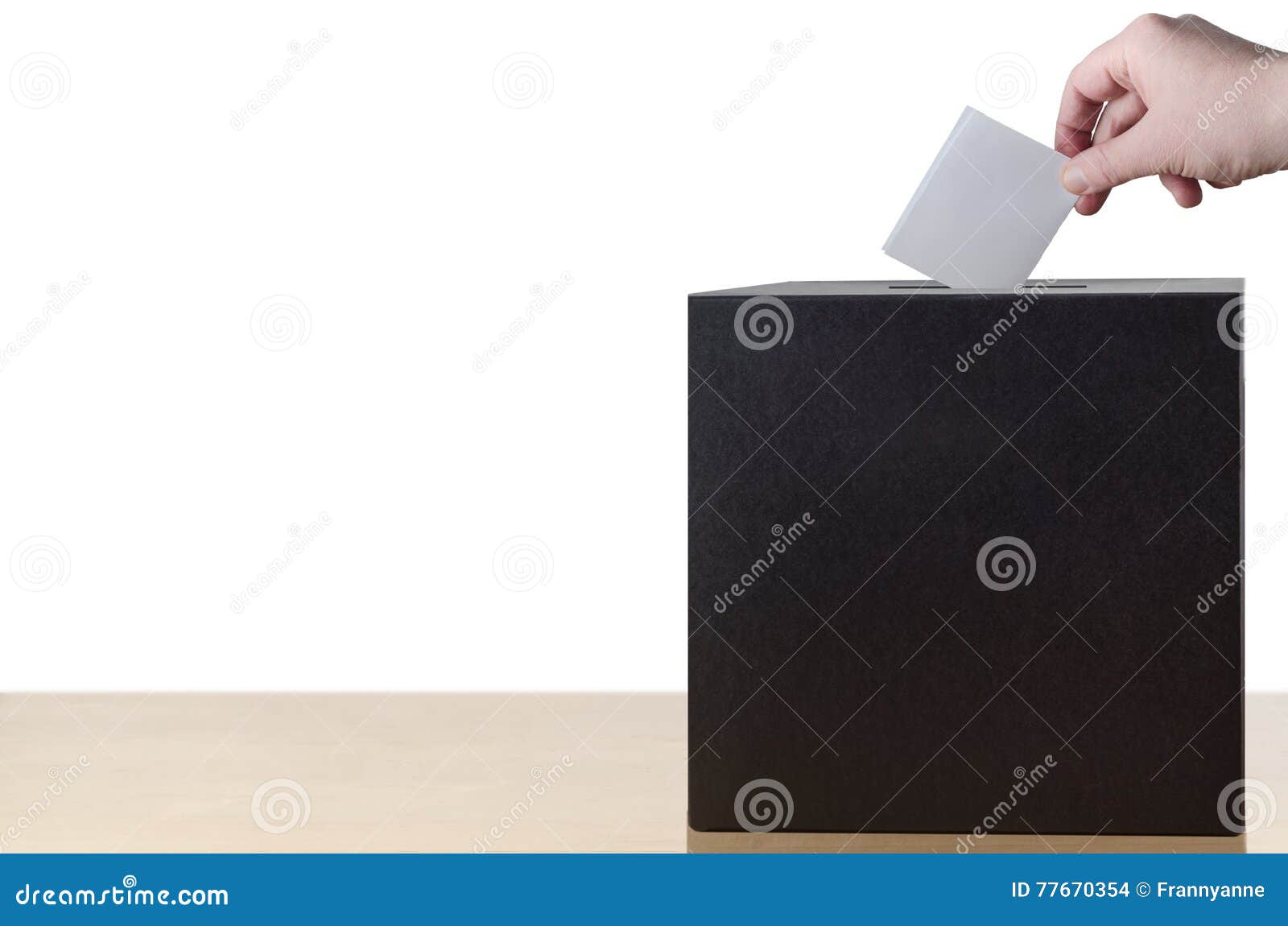 Placing Voting Slip Ballot Box Stock Photos - Free & Royalty-Free Stock ...