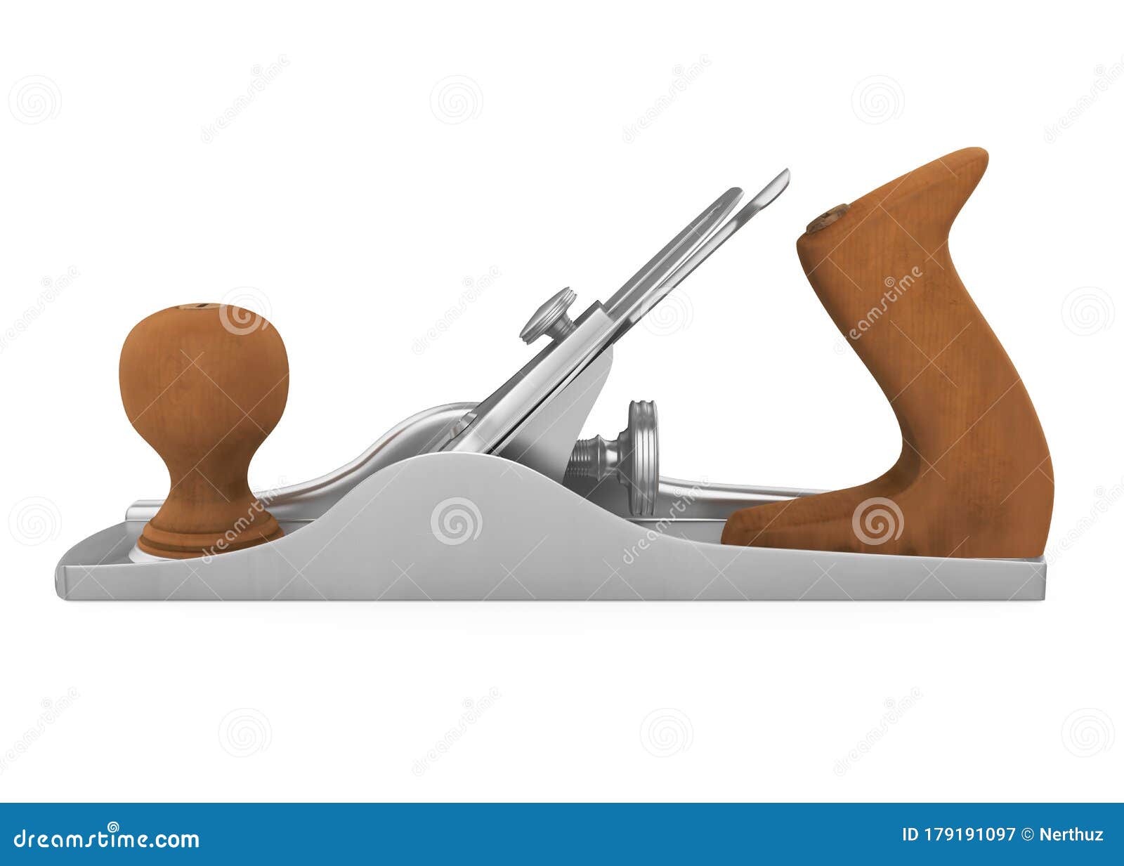 Hand Planer Isolated stock illustration. Illustration of craftsman ...