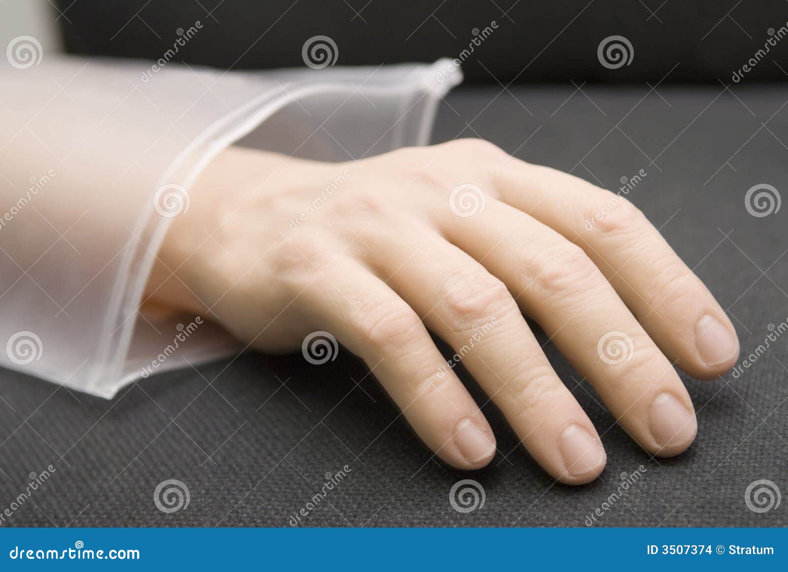 Hand from plastic stock photo. Image of limb, hand, imitation - 3507374