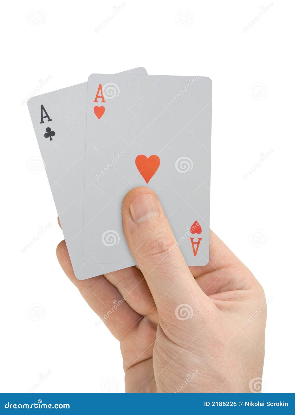 Hand with playing cards stock photo. Image of currency - 2186226