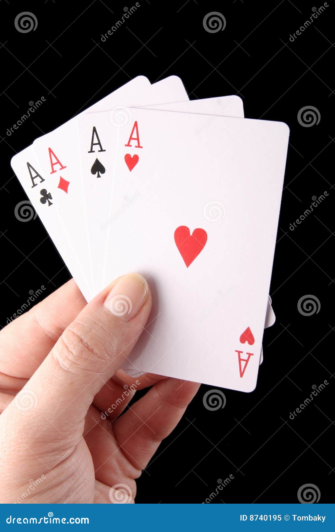 Hand with playing cards stock image. Image of card, green - 8740195