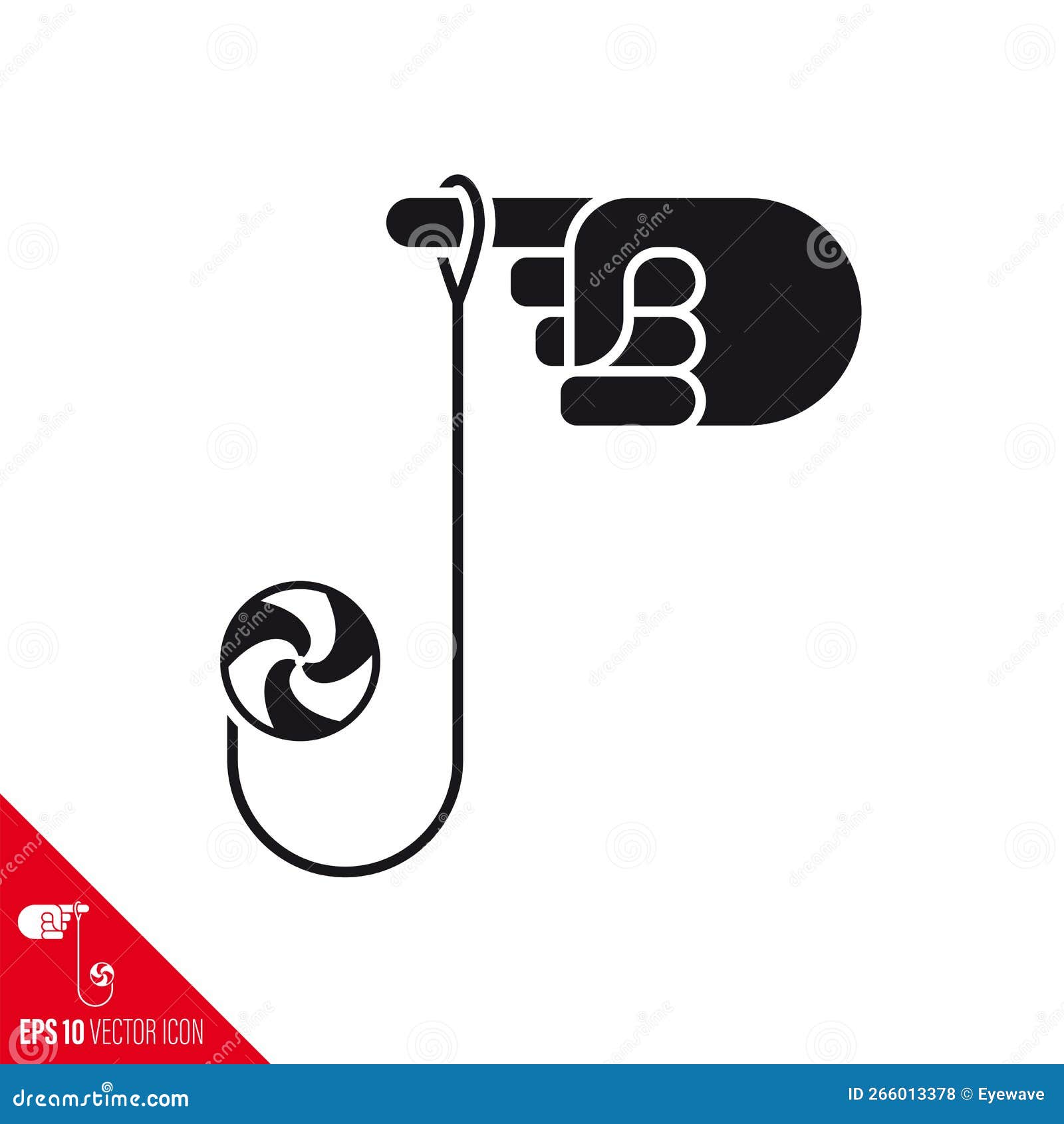 Hand Playing with Yo-yo Vector Icon Stock Vector - Illustration of ...