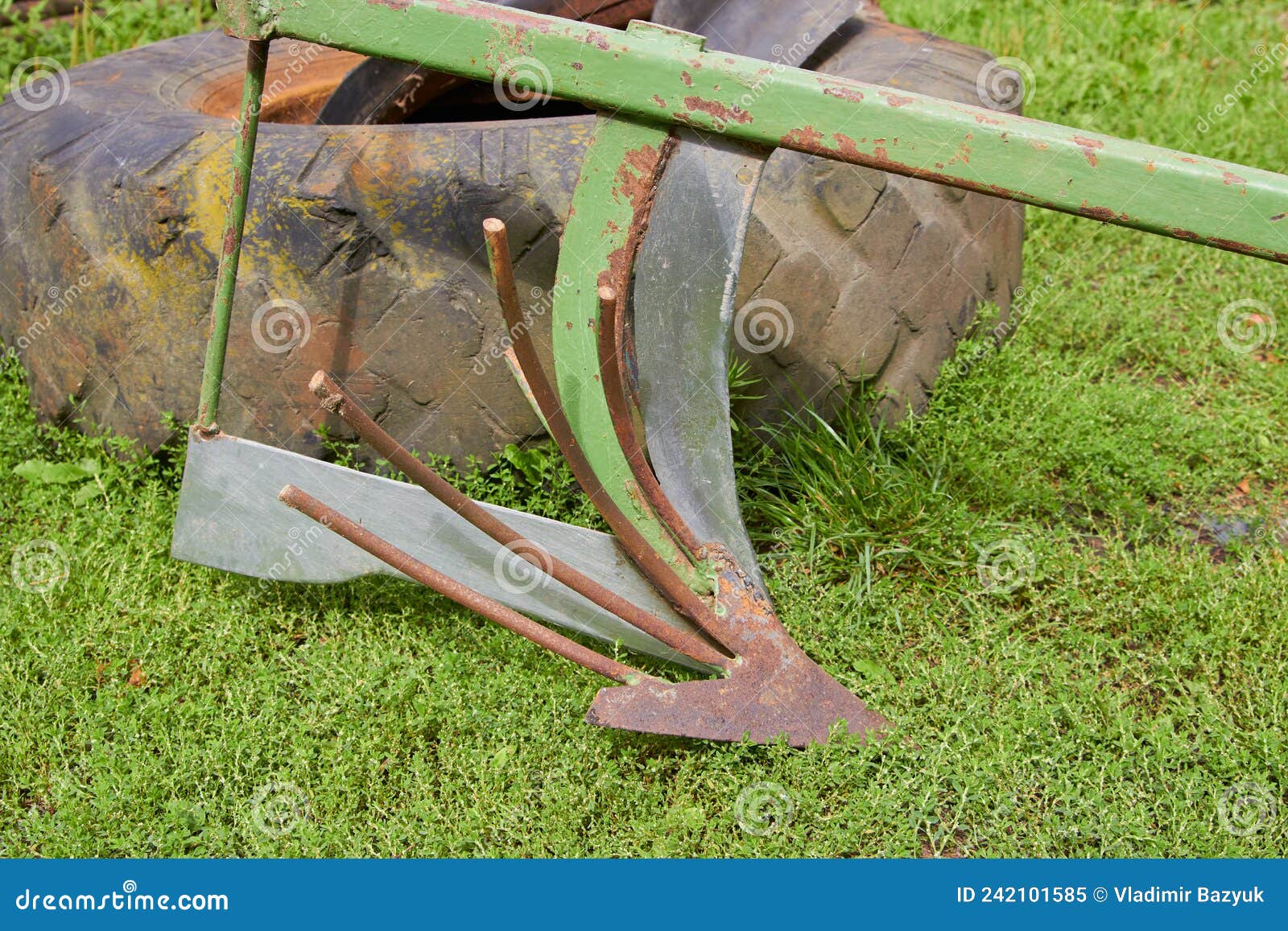 Hand Plow,plow for Plowing Potatoes, Agricultural Equipment Stock Image ...