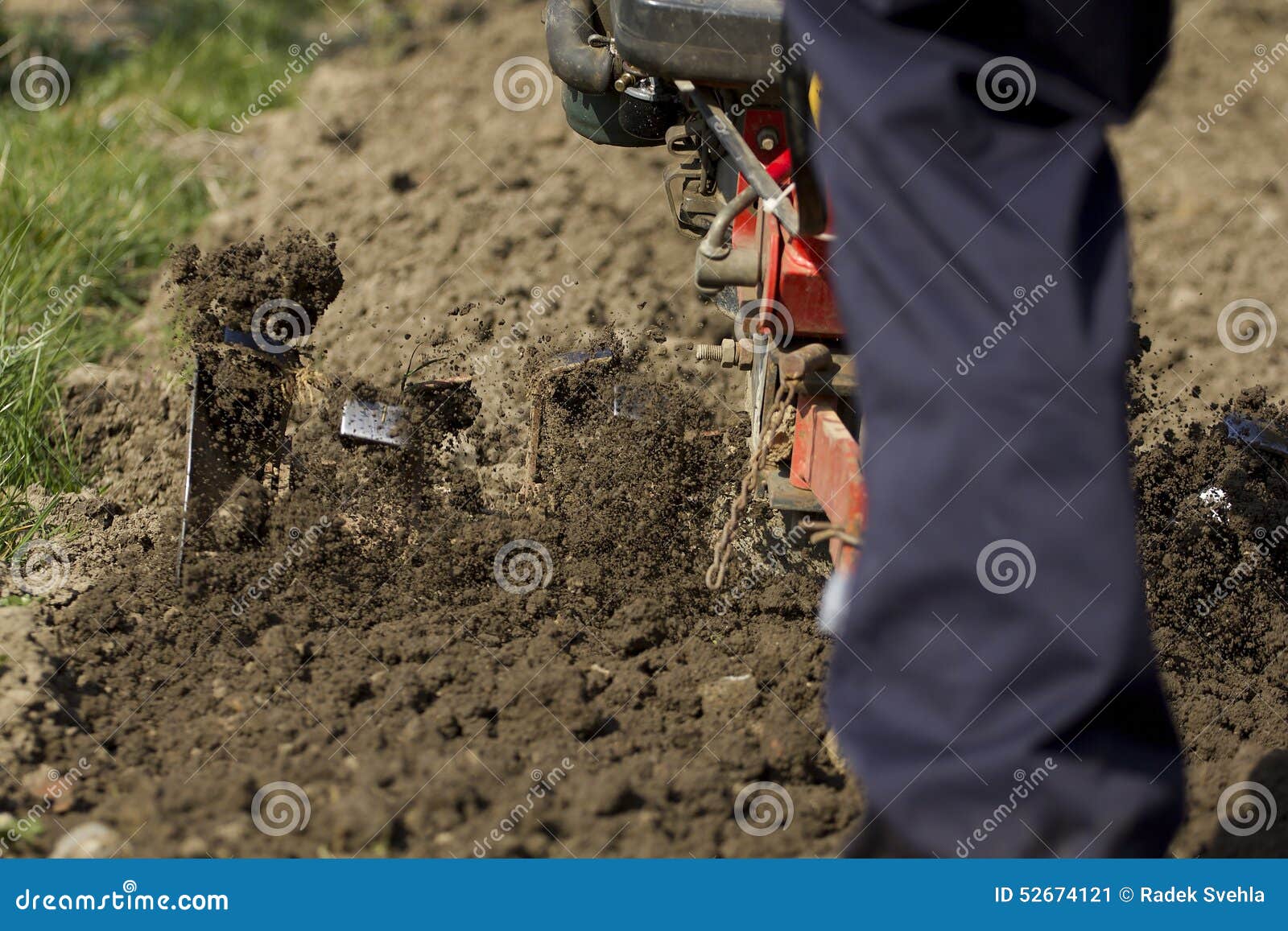 Hand plowing. stock image. Image of closeup, industry - 52674121