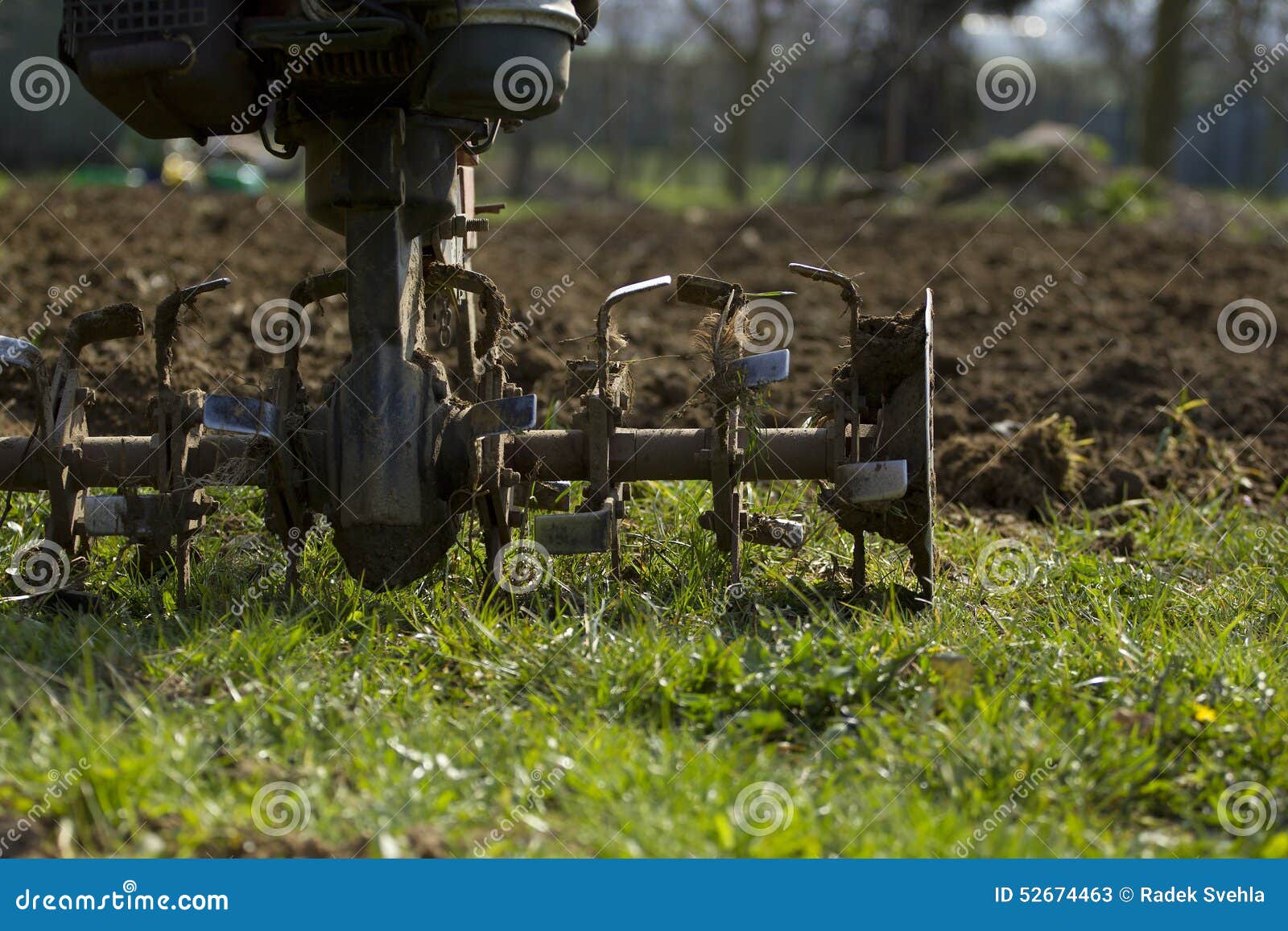 Hand plowing. stock image. Image of hand, rural, planting - 52674463