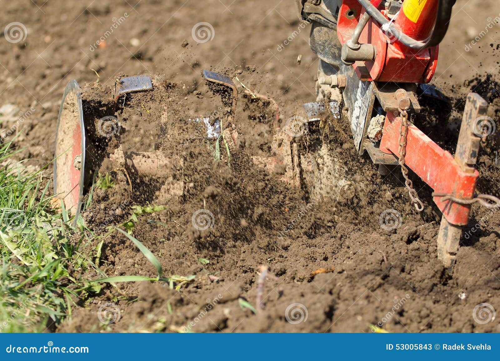 Hand plowing. stock image. Image of equipment, industry - 53005843
