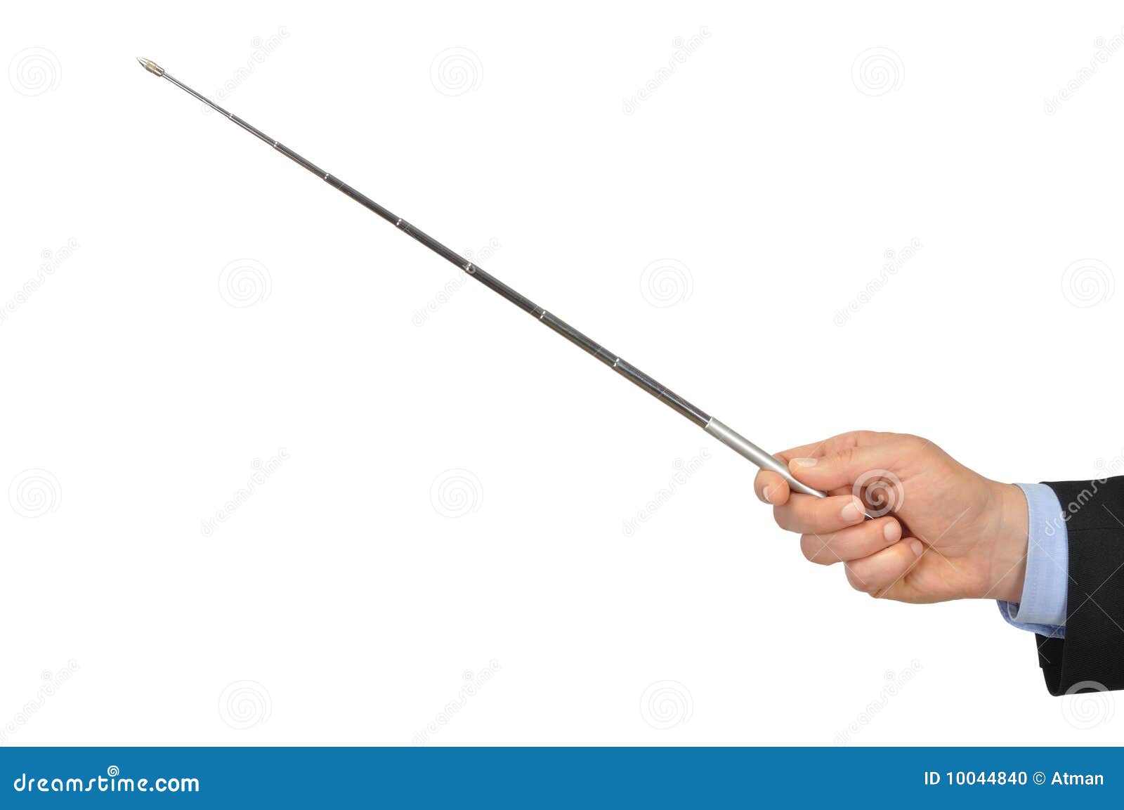 Hand with Pointer stock photo. Image of white, presenting - 10044840