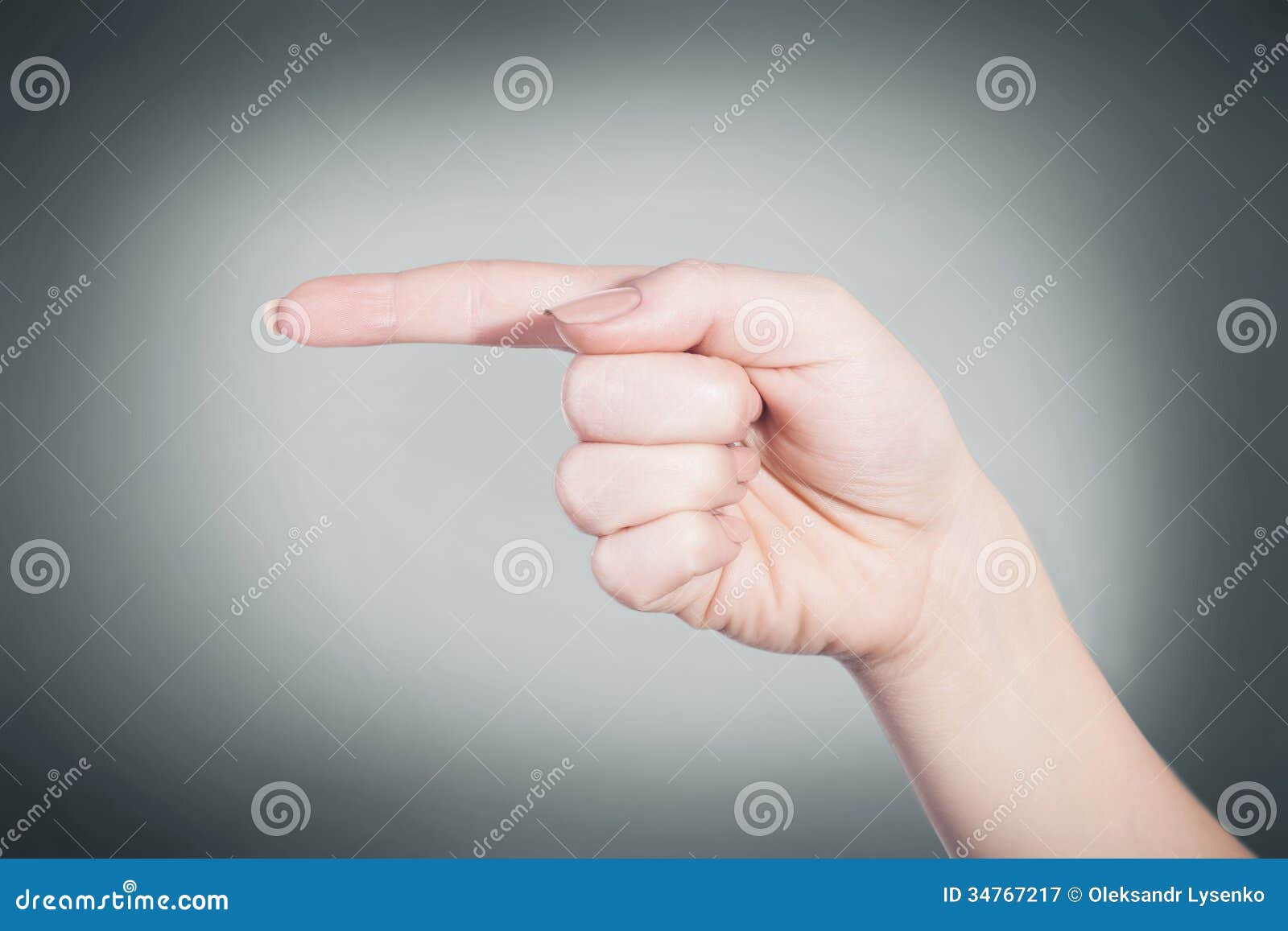 Hand pointer stock image. Image of fingernail, aiming - 34767217