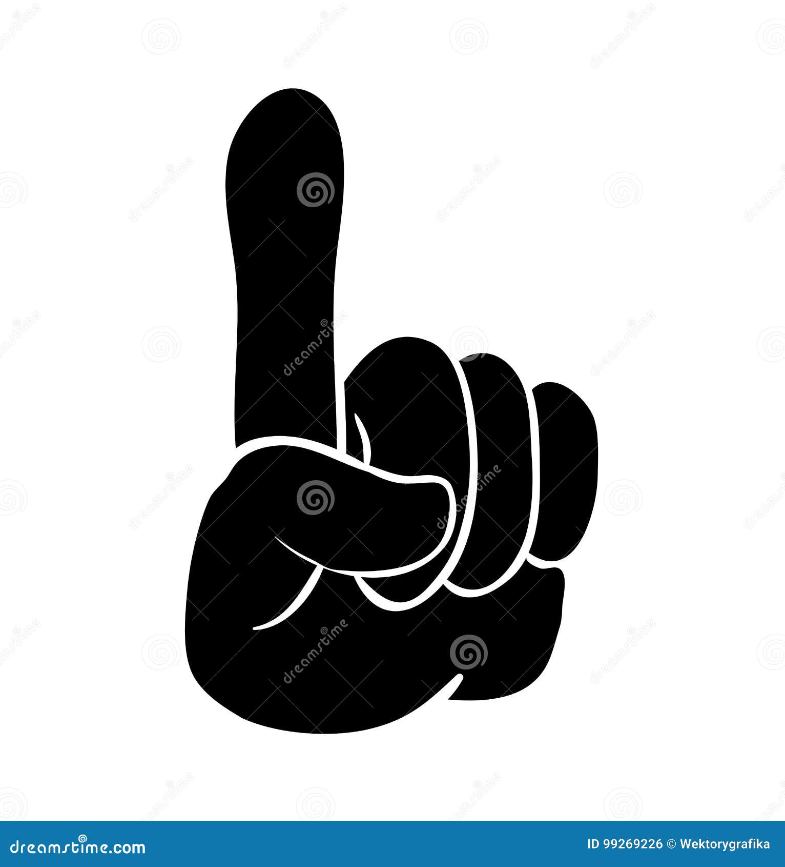 Hand Pointer, Finger Up Cartoon Vector Symbol Icon Design. Beau Stock ... Hand Pointer, Finger Up Cartoon Vector Symbol Icon Design. Beau Stock ...