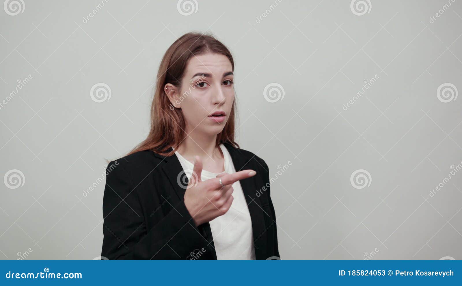 Hand Pointer with Forefinger Pointing Forward. Index Finger To Show ...