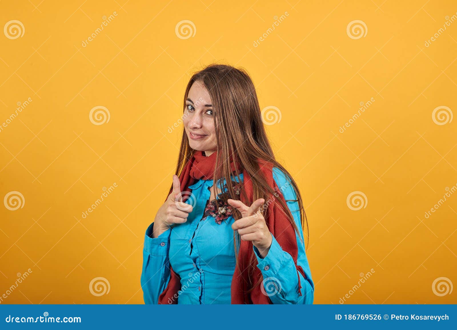 Hand Pointer with Forefinger Pointing Forward. Index Finger To Show ...