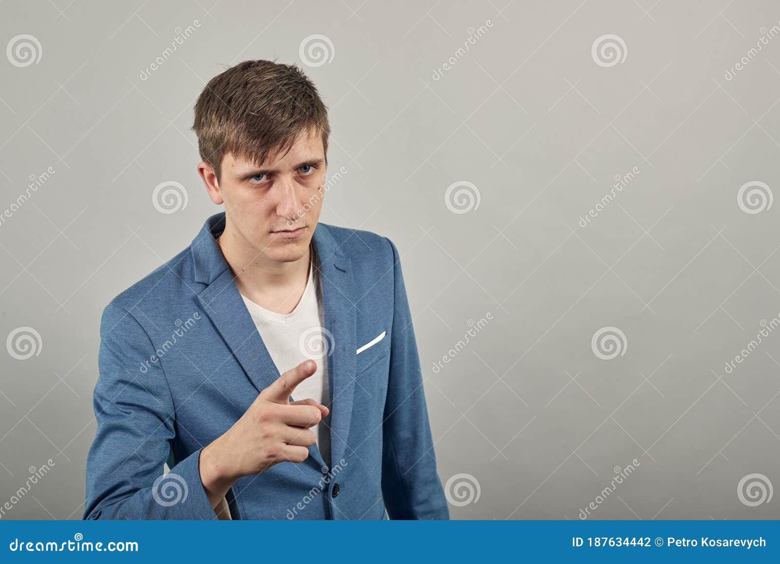 Hand Pointer with Forefinger Pointing Forward. Index Finger To Show ...