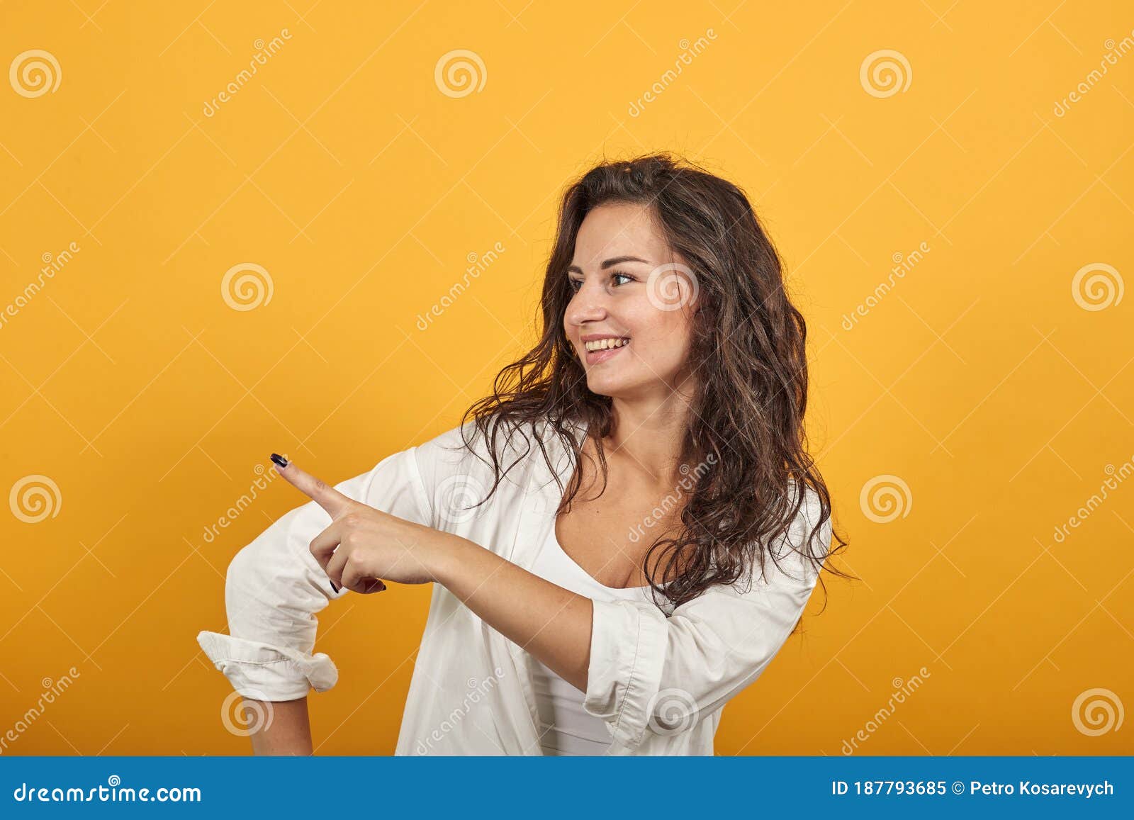 Hand Pointer with Forefinger Pointing Forward. Index Finger To Show ...