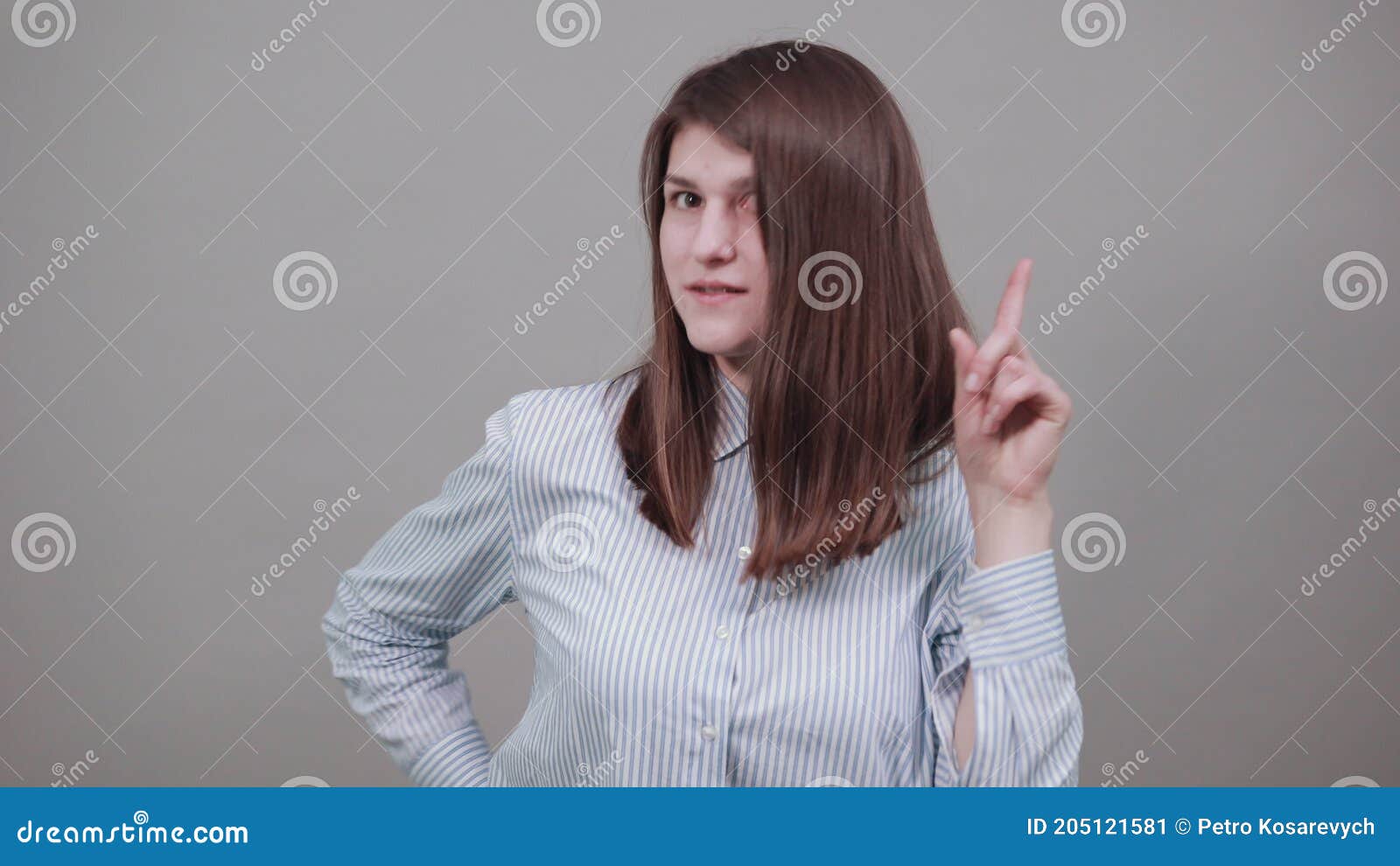 Hand Pointer with Forefinger Pointing Forward. Index Finger To Show ...