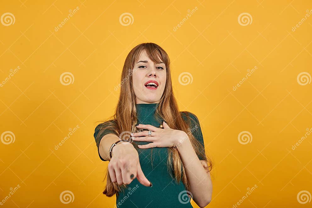 Hand Pointer with Forefinger Pointing Forward. Index Finger To Show ...