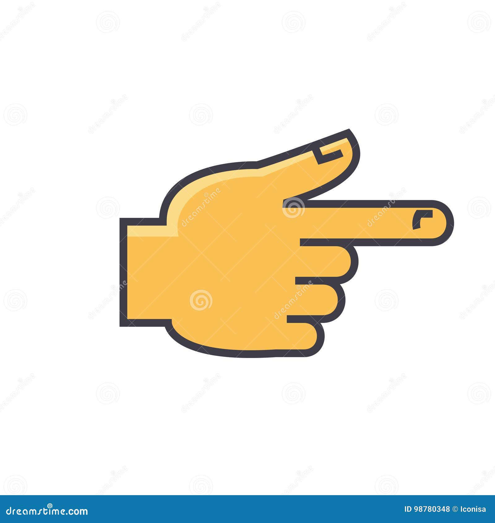 Pointer Gesture Slide Left And Right Black Solid Pictogram. Hand Finger ...