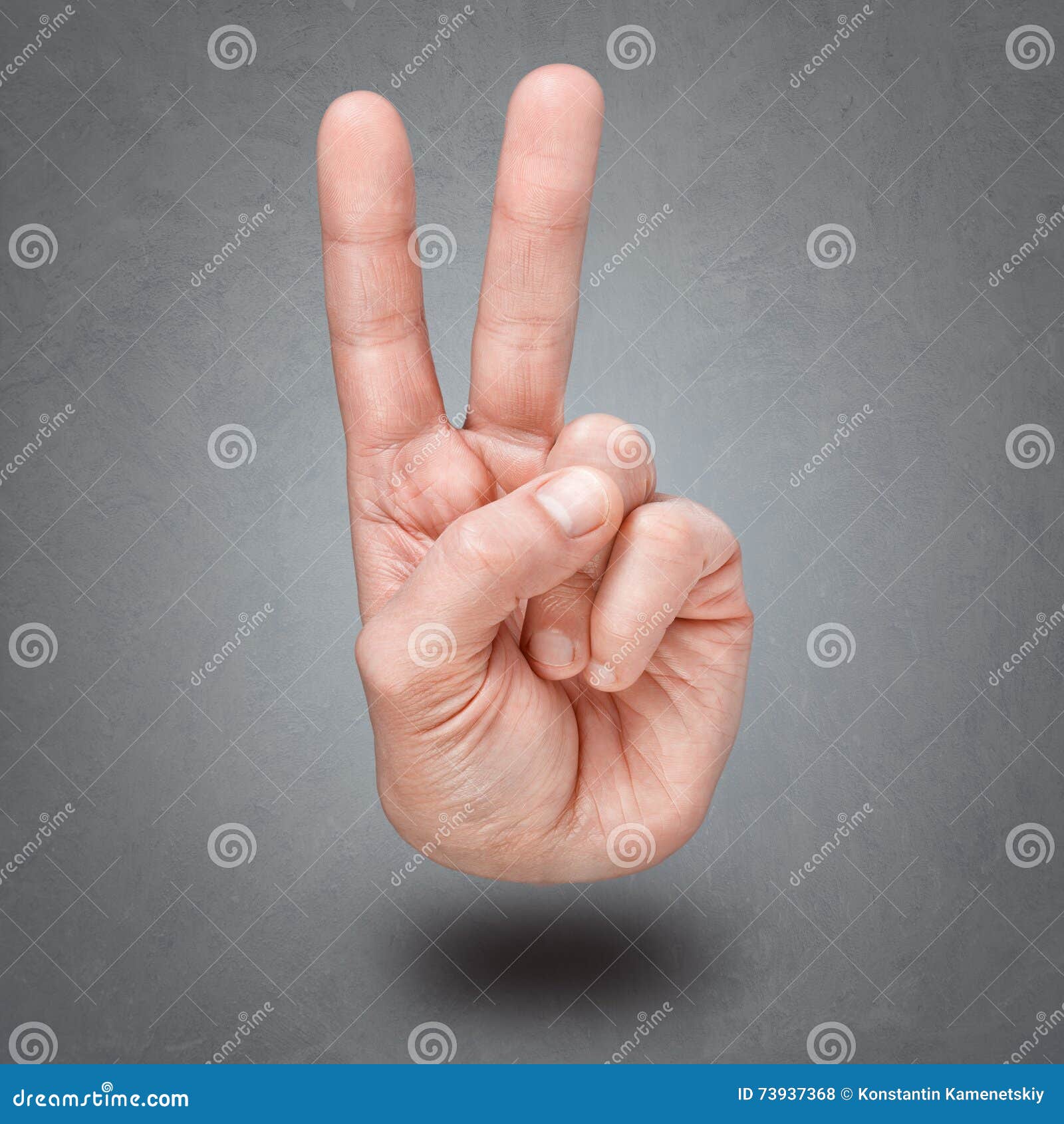 Hand Pointer With Forefinger Pointing Forward. Index Finger To Show ...