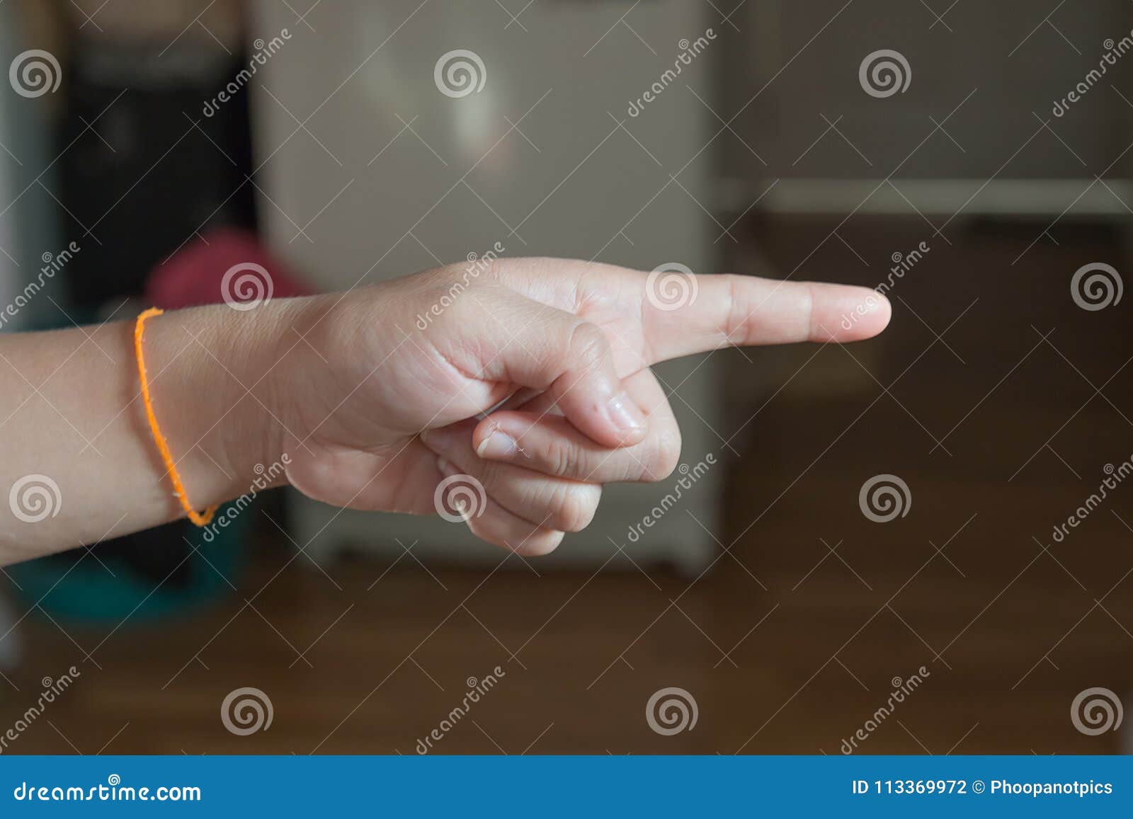 Hand Pointer With Forefinger Pointing Forward. Index Finger To Show ... Hand Pointer With Forefinger Pointing Forward. Index Finger To Show ...