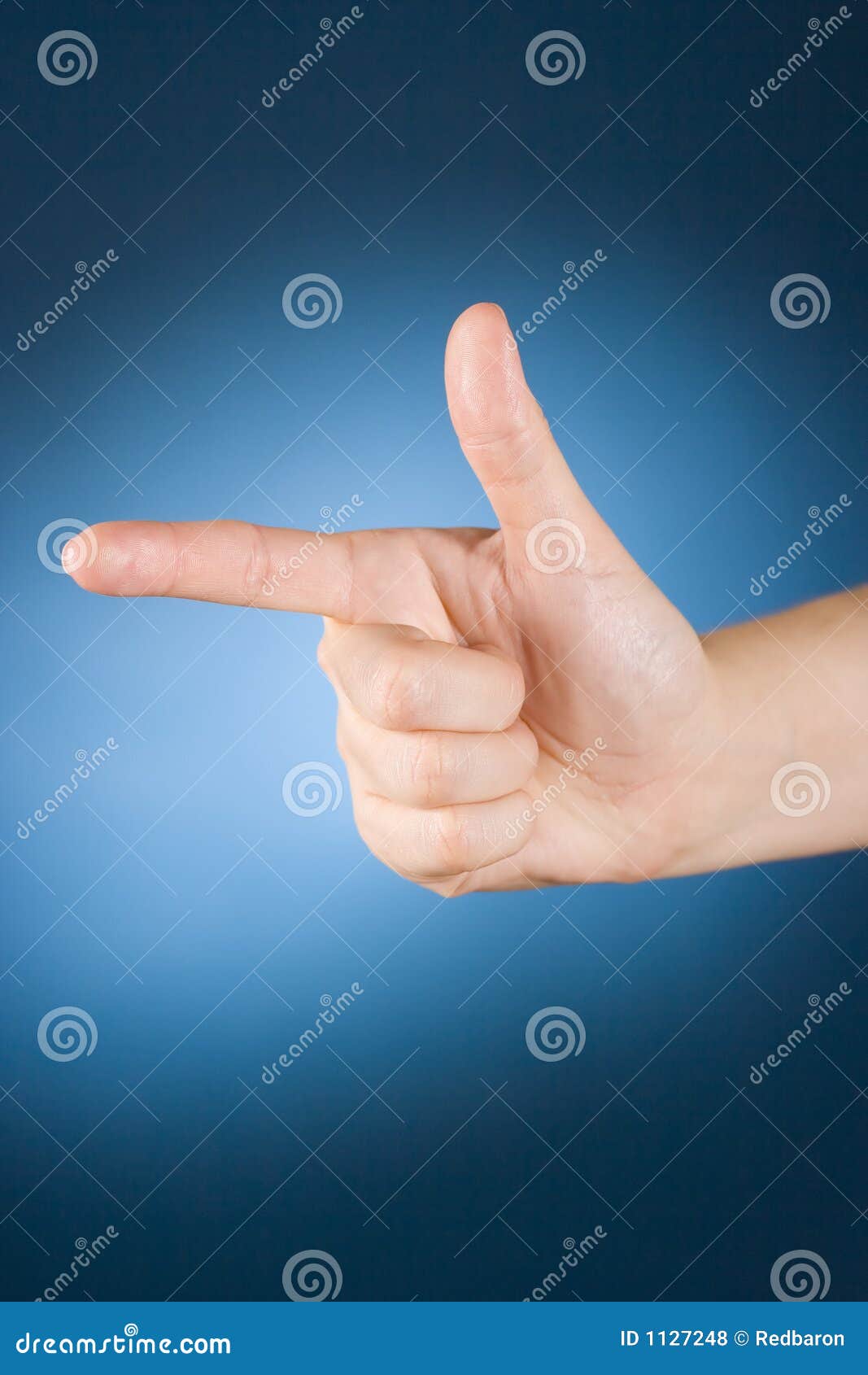 Hand Pointing Picture. Image: 1127248