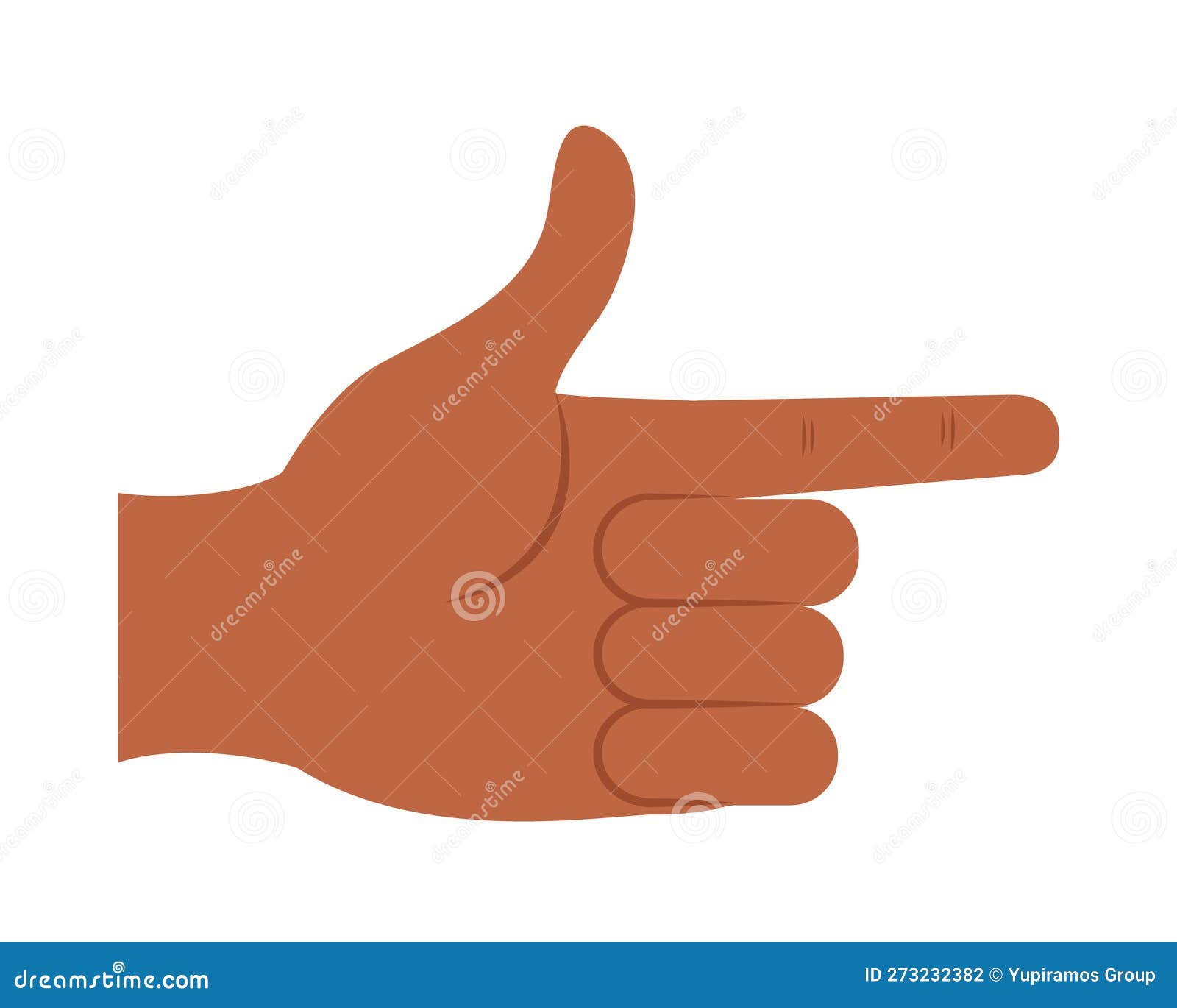 Hand pointing icon stock vector. Illustration of togetherness - 273232382