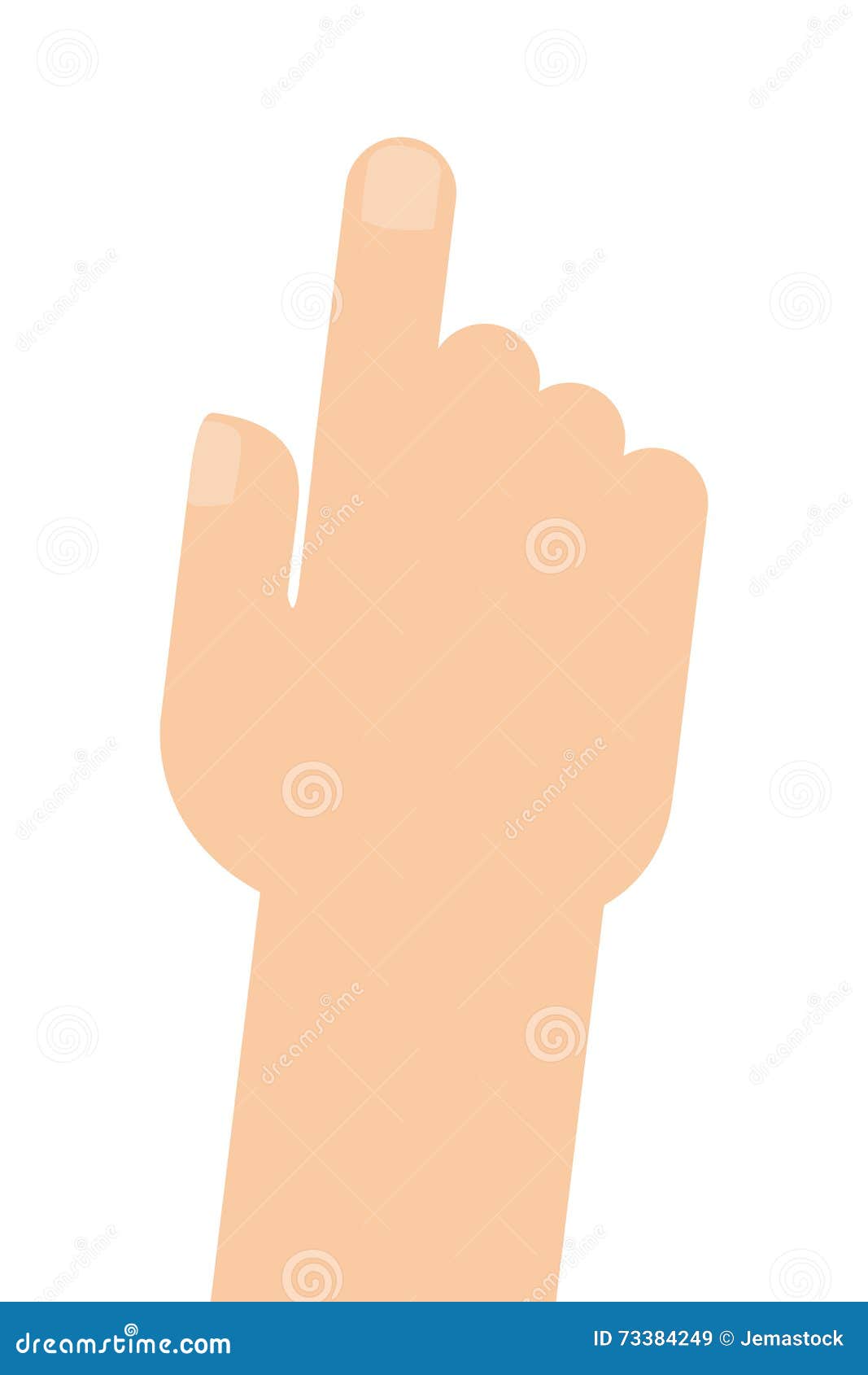 Hand Pointing with Index Finger Stock Image - Image of human, dramatic ...