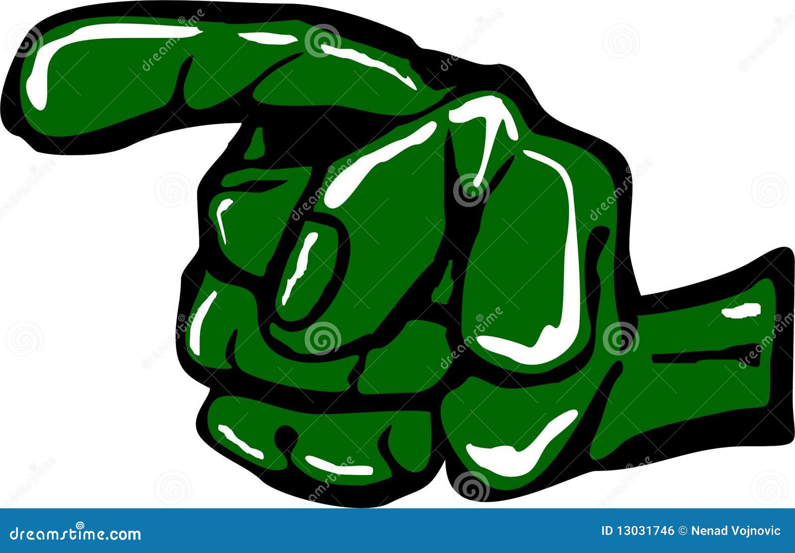 Hand pointing left stock vector. Illustration of notification - 13031746