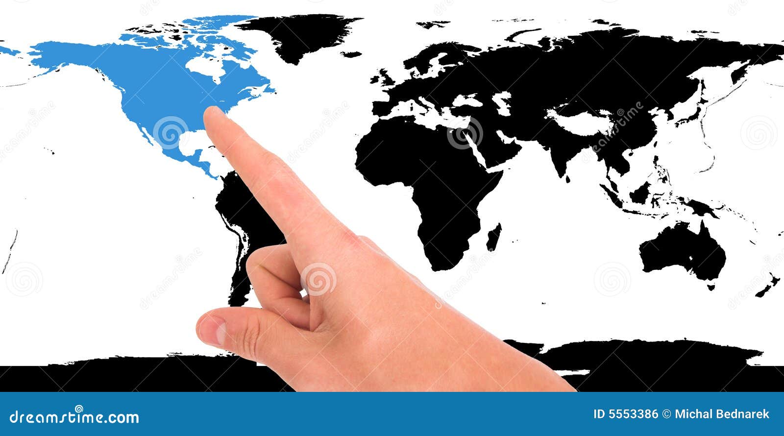 Hand pointing on map stock photo. Image of geography, plan - 5553386