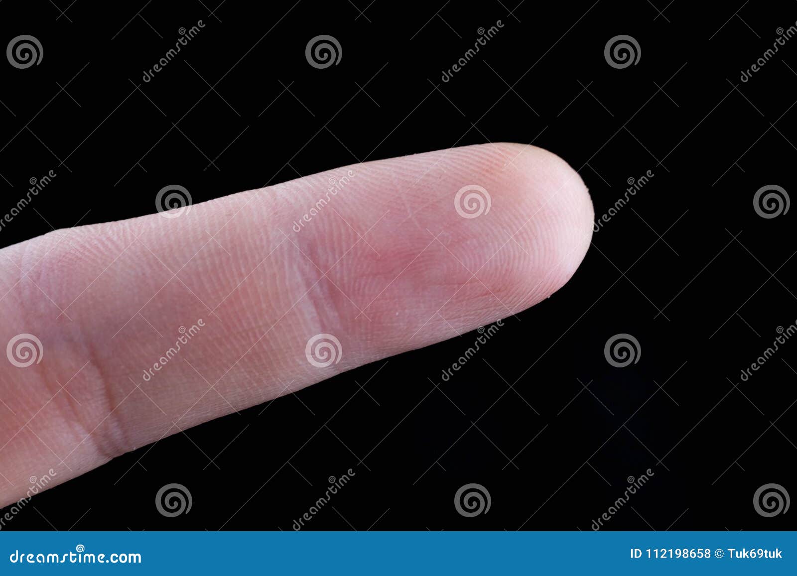 Hand Pointing on Object with Forefinger Stock Photo - Image of cutout ...