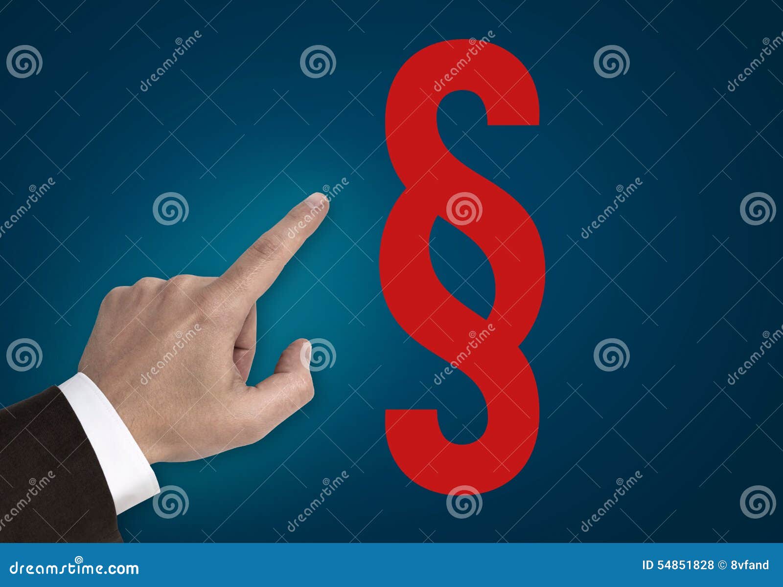 Hand Pointing at Paragraph Sign Concept Stock Photo - Image of shows ...