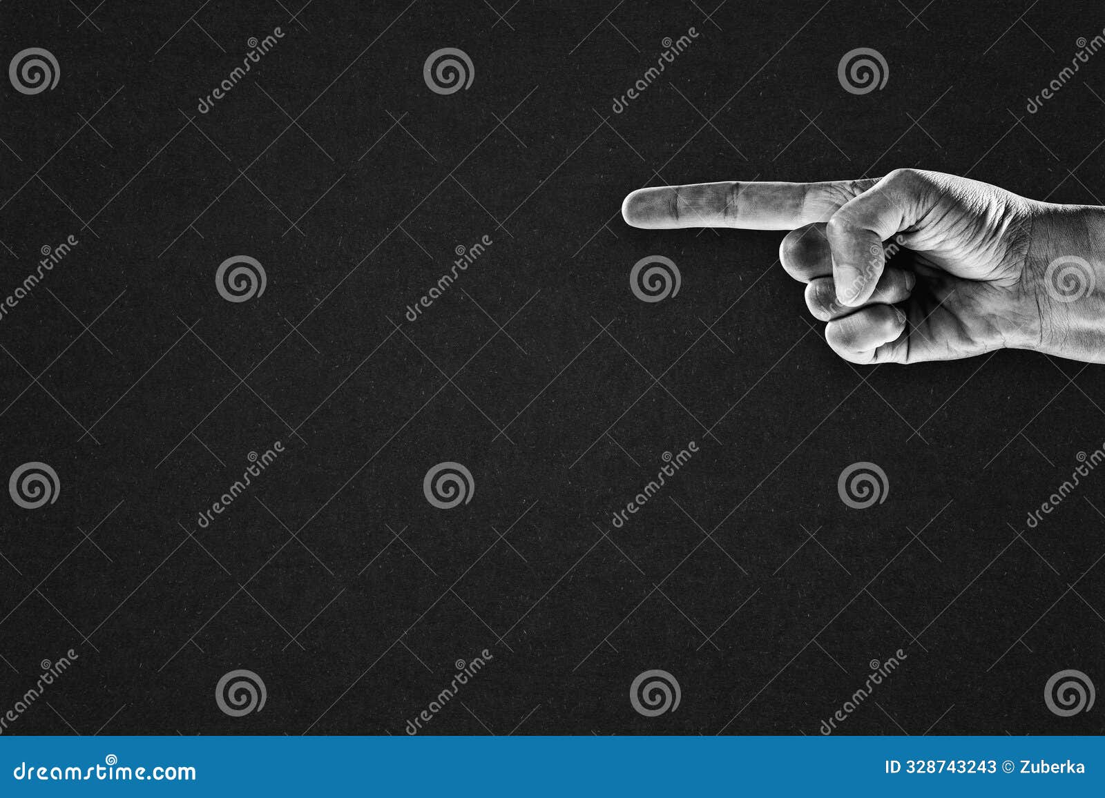 Hand Pointing Sign stock image. Image of dark, showing - 328743243