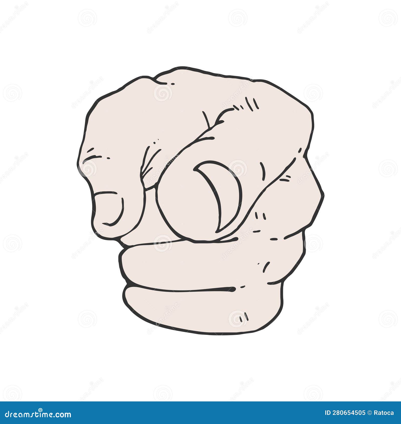 Hand pointing you stock vector. Illustration of graphic - 280654505