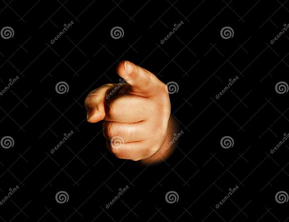 Hand pointing at you stock photo. Image of army, black - 5123236