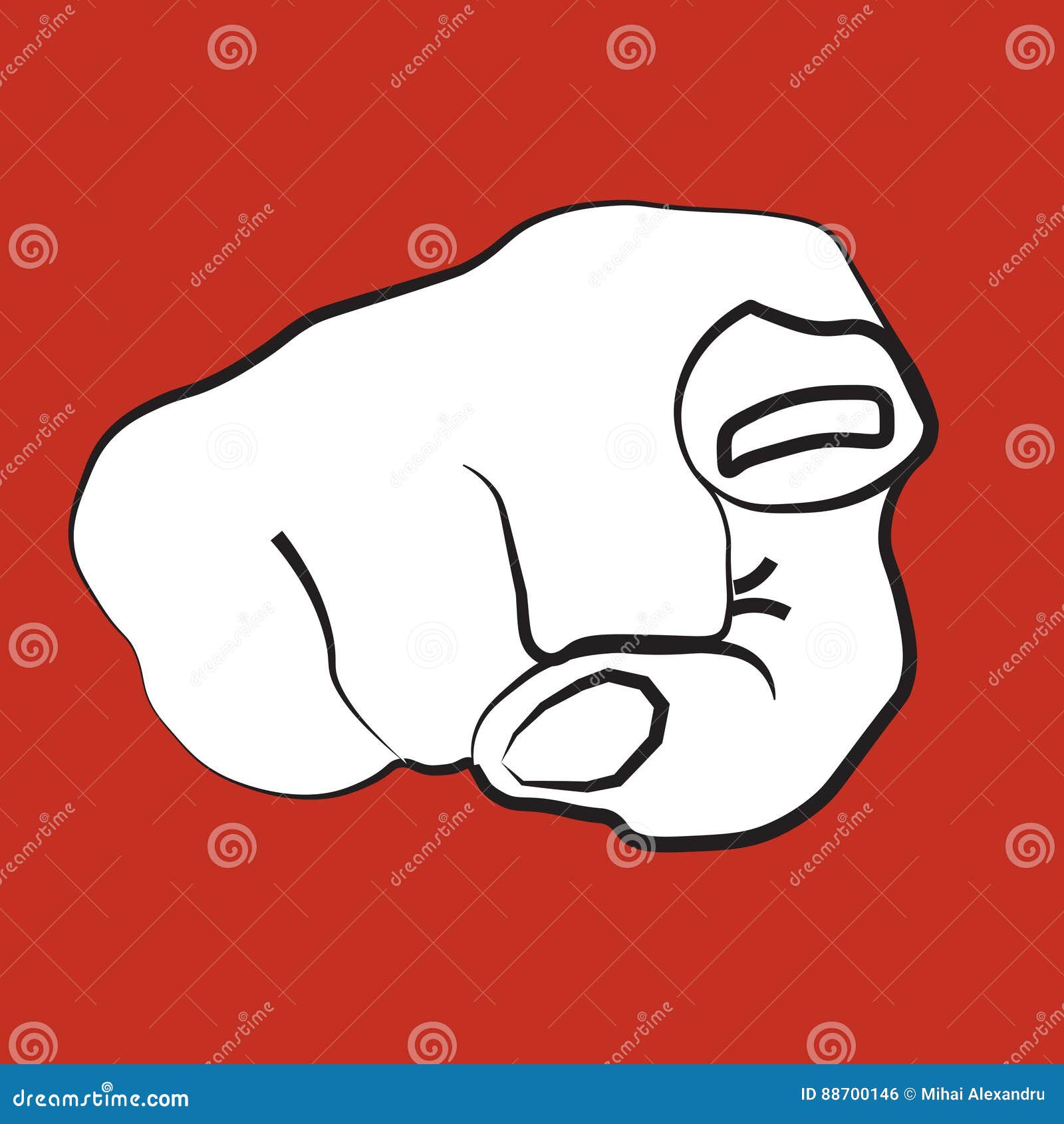Hand - Pointing - You - Finger Stock Illustration - Illustration of ...