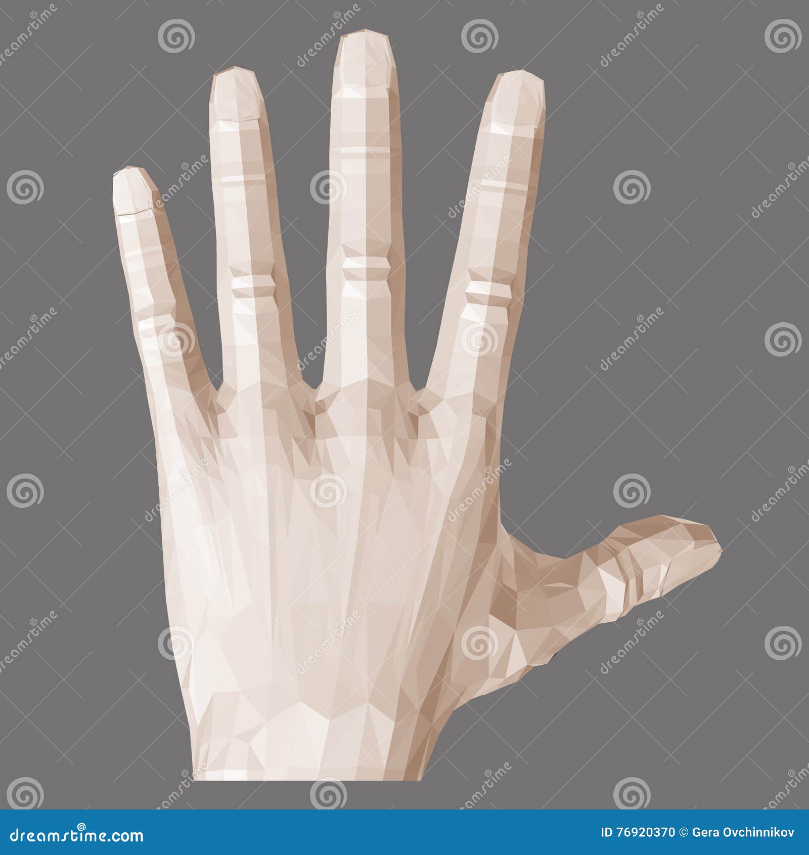 Hand stock vector. Illustration of sign, line, symbol - 76920370