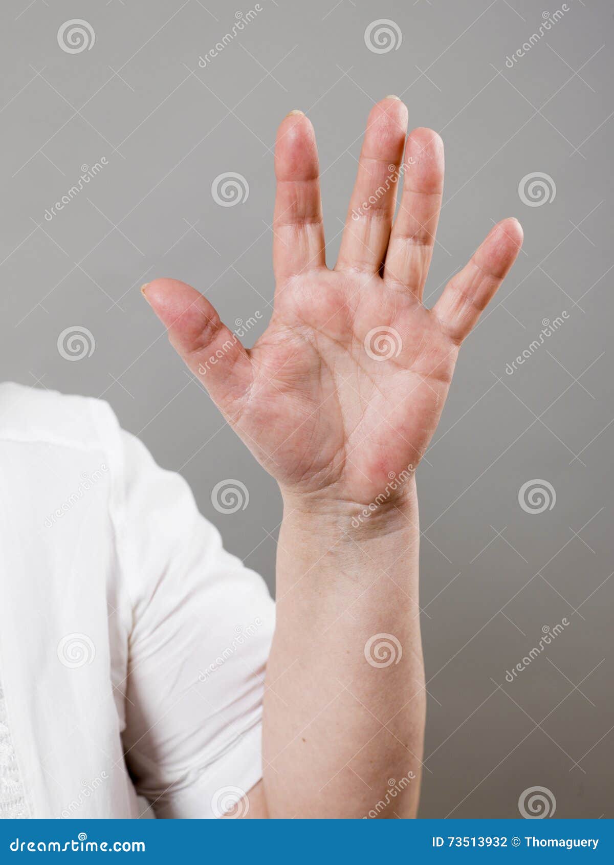 Hand pose stock photo. Image of gesture, girls, palm - 73513932