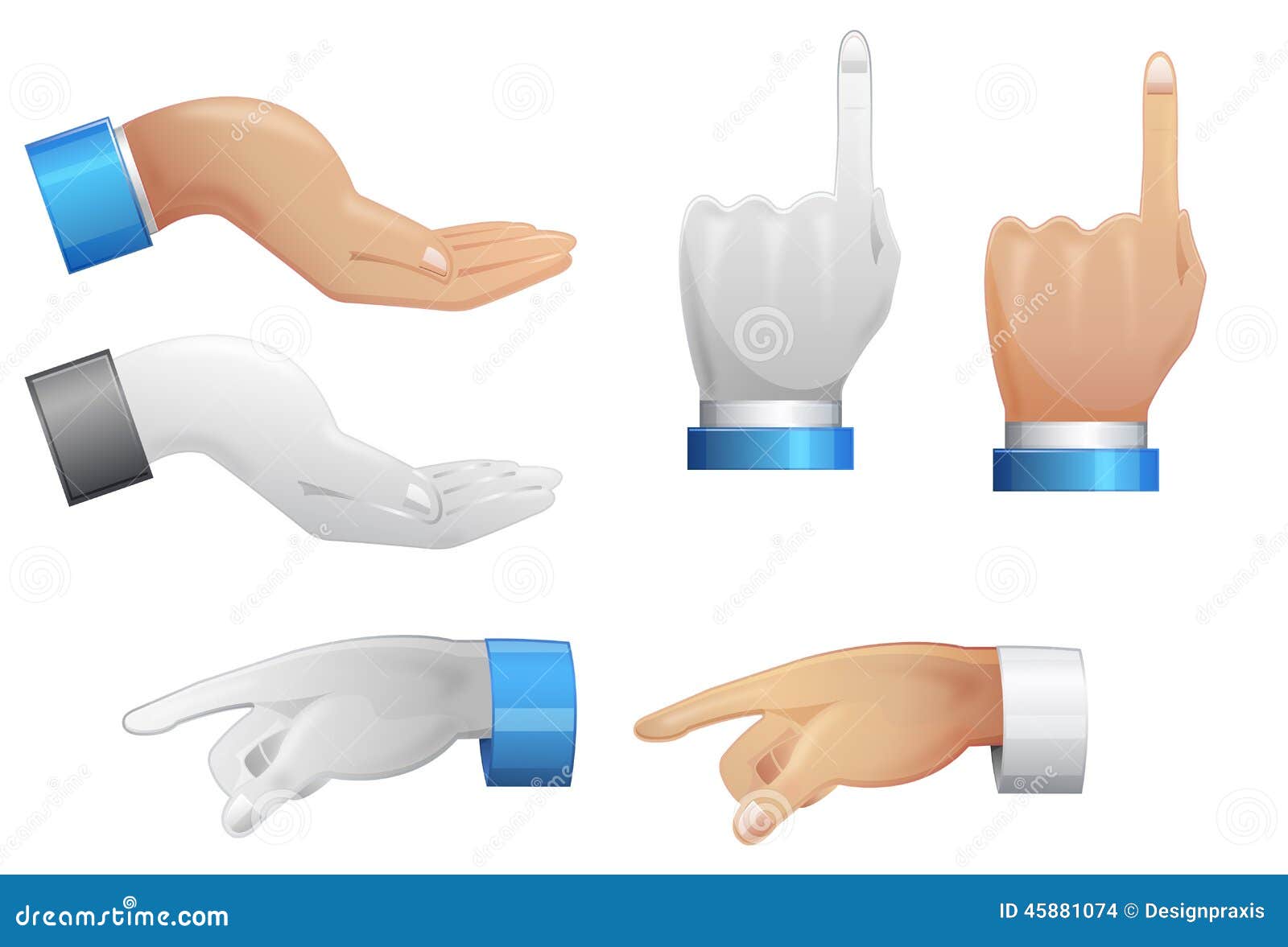 Hand Position - Illustration Stock Vector - Illustration of voting ...