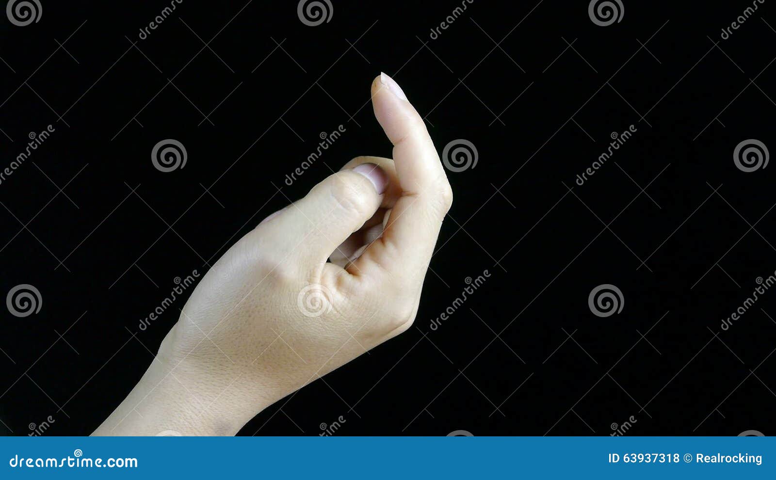 Hand Position of Seduce,finger,come Here. Stock Footage - Video of ...
