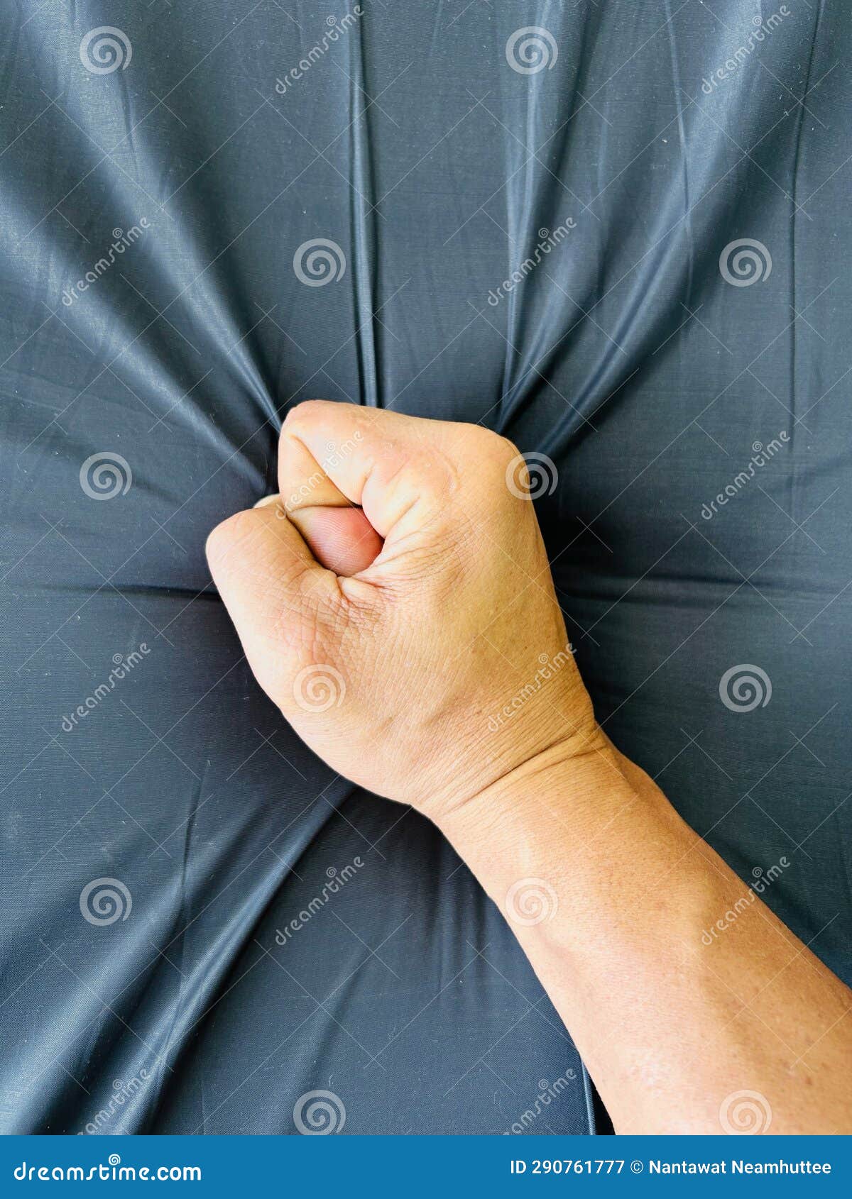 Hand pounding stock image. Image of hand, fabric, pounding - 290761777