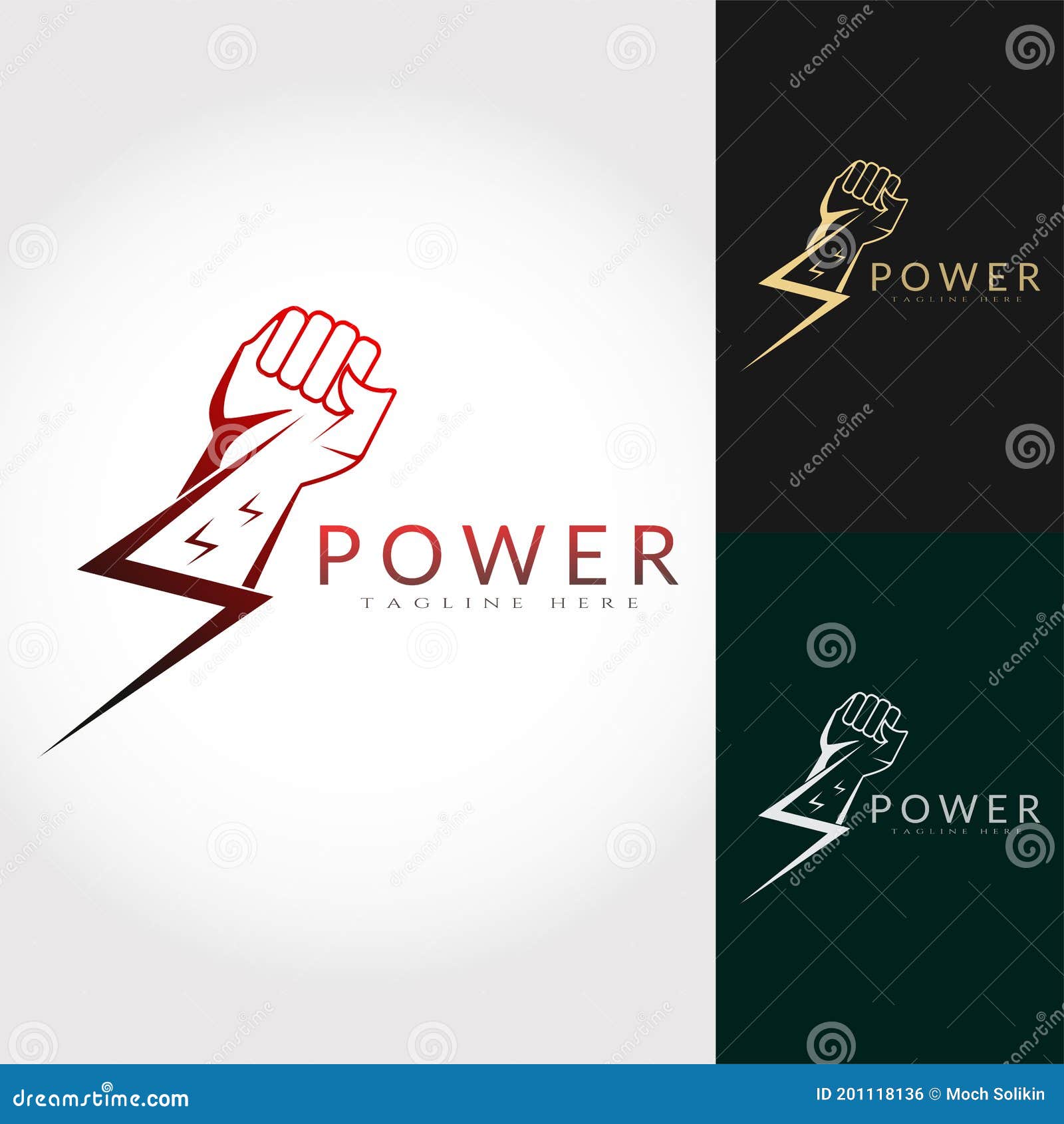 Hand Power Logo Design, Fist-vector Stock Vector - Illustration of ...