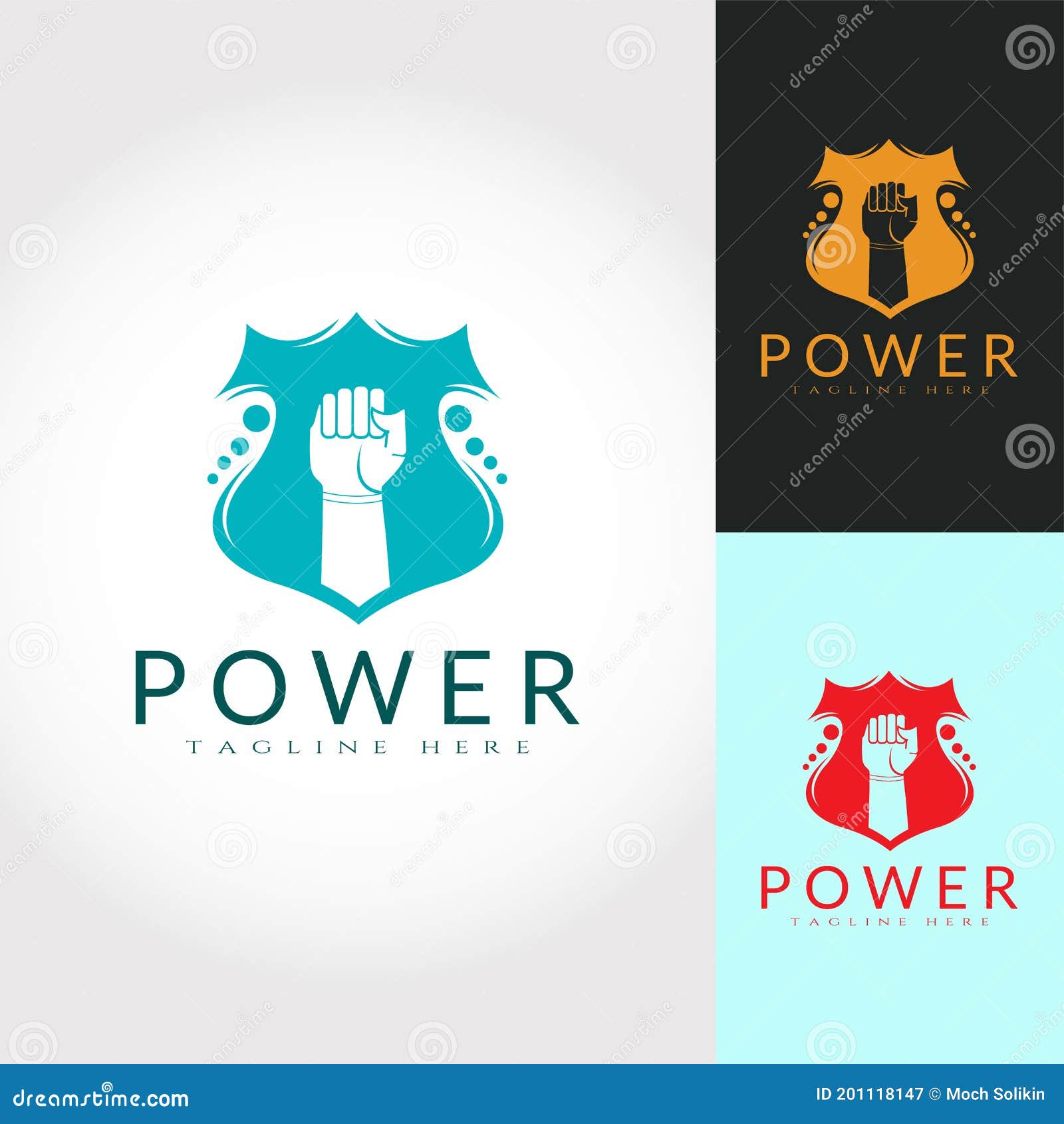 Hand Power Logo Design, Fist-vector Stock Vector - Illustration of ...