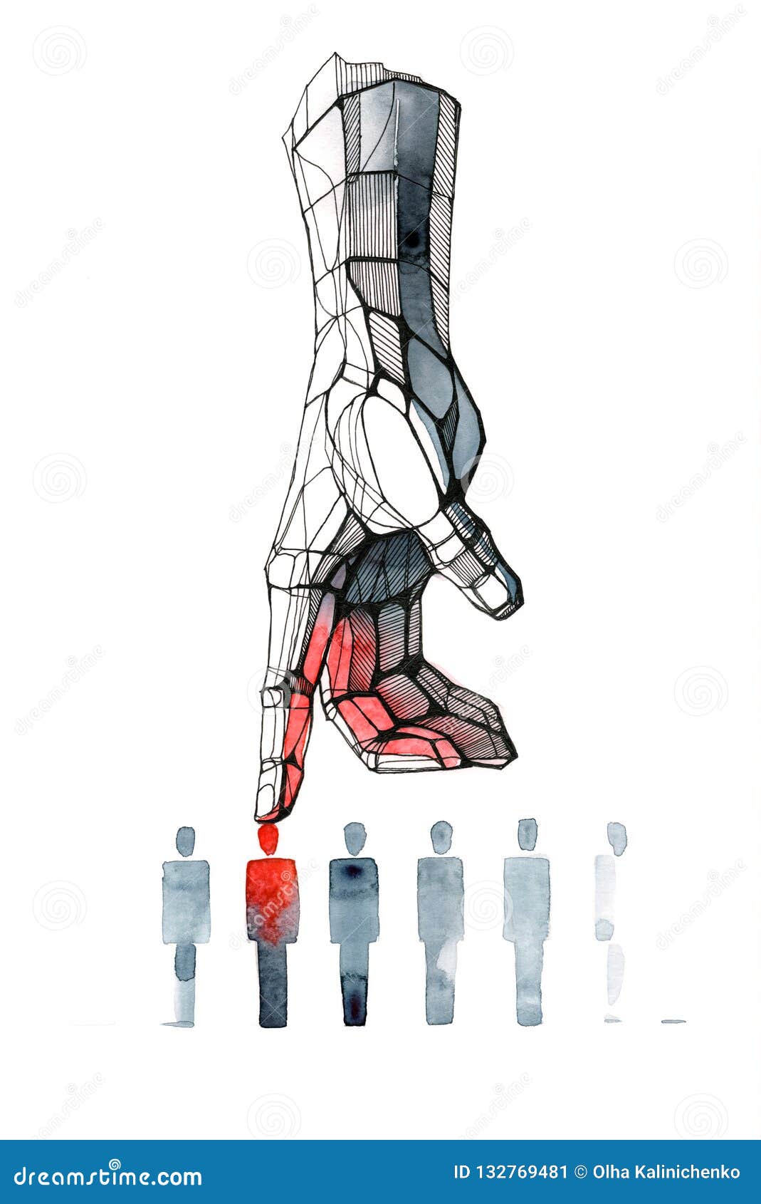 Domination stock illustration. Illustration of conceptual - 132769481