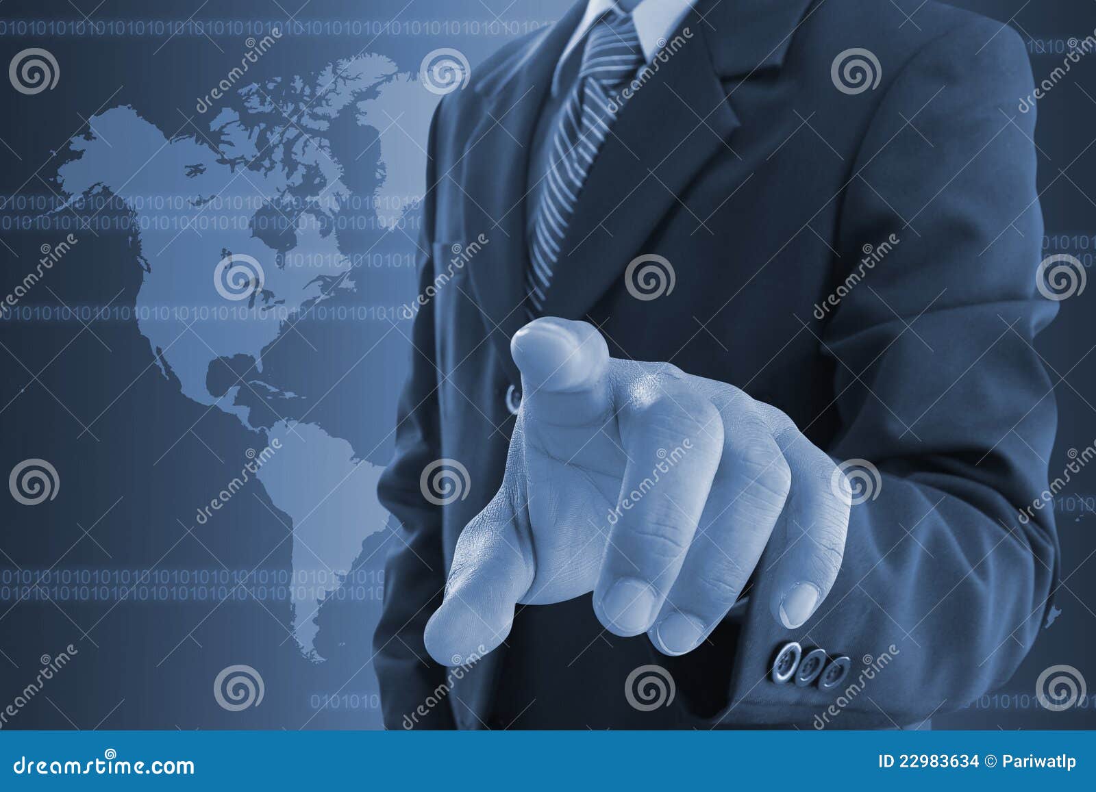 Hand pressing stock photo. Image of contact, interface - 22983634