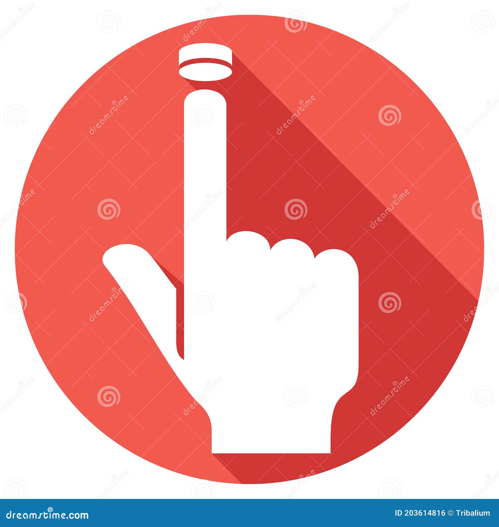Hand Pressing Alarm Button Icon Vector Illustration Stock Vector ... Hand Pressing Alarm Button Icon Vector Illustration Stock Vector ...