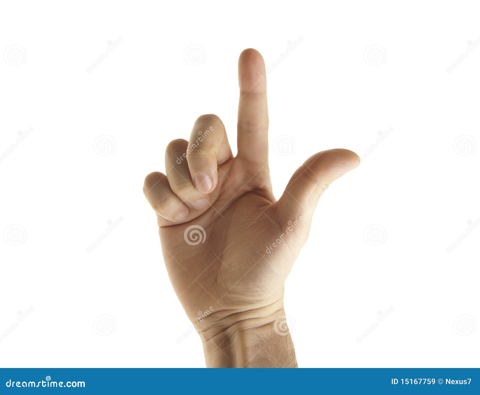 Hand Pressing Button stock image. Image of choice, button - 15167759