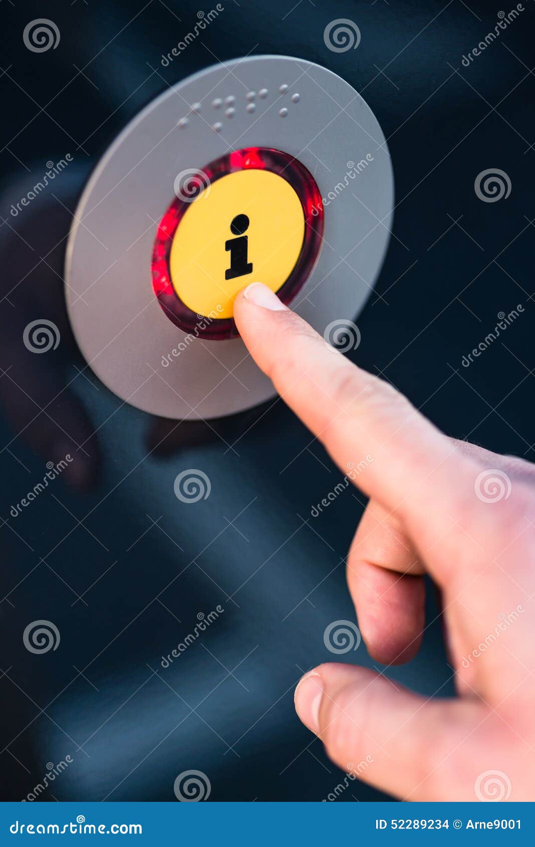 Hand pressing button stock photo. Image of pressing, button - 52289234