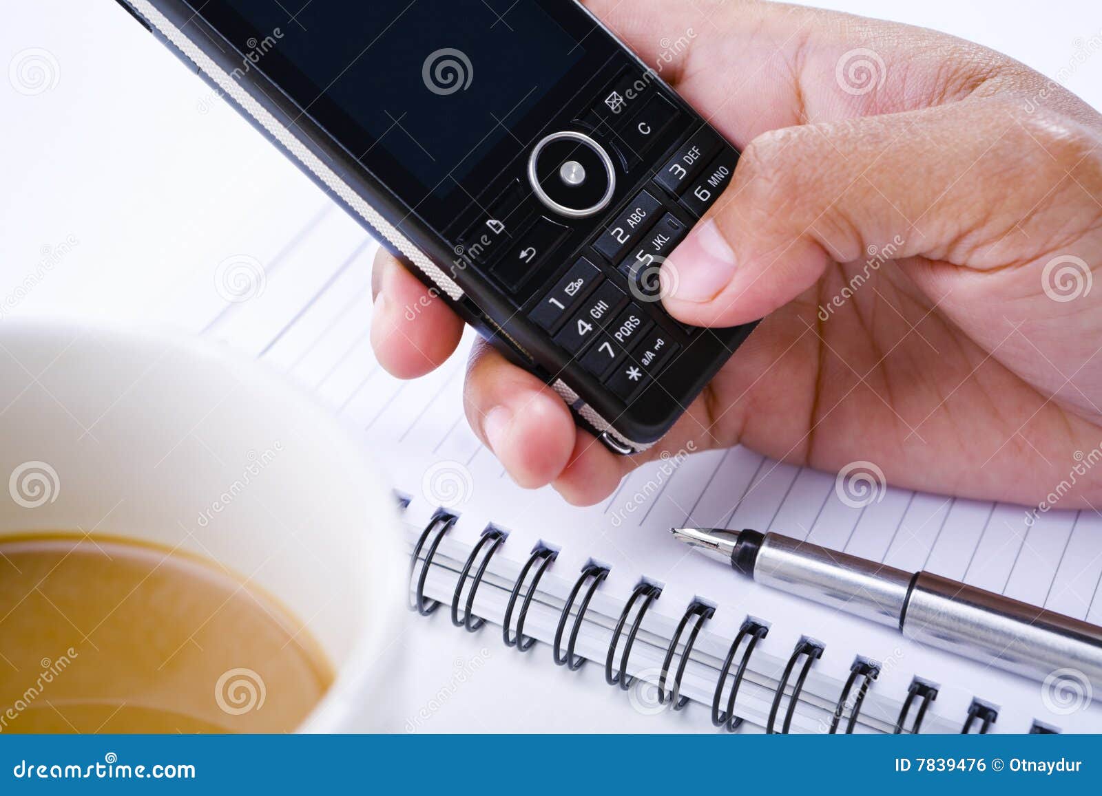 Hand Pressing Cell Phone Keypad Stock Photo - Image of fingers, hand ...