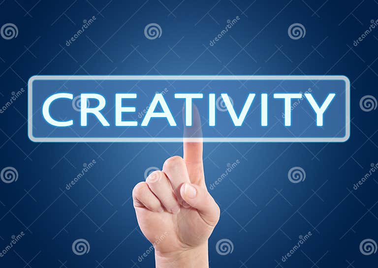 Creativity text concept stock illustration. Illustration of words ...