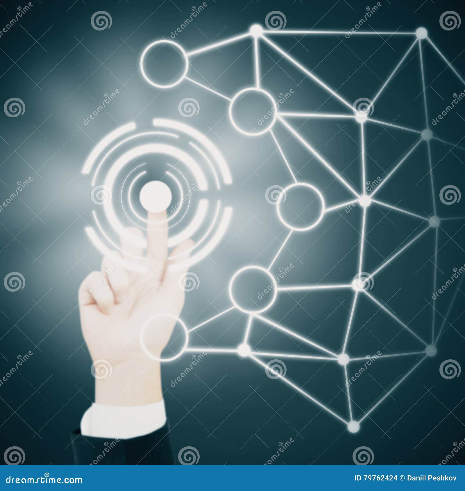 Hand Pressing Digital Button Stock Photo - Image of choice, male: 79762424