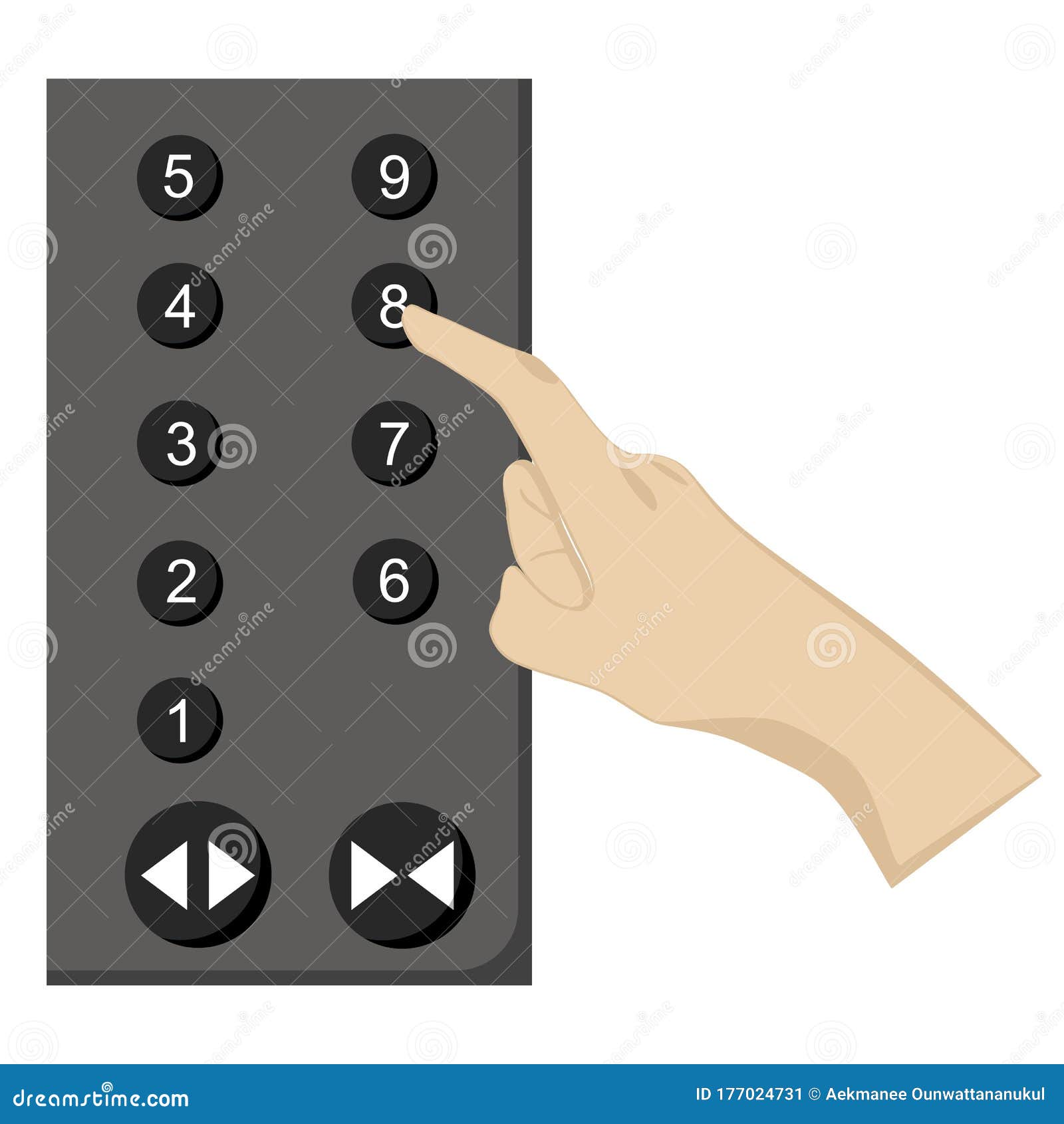 Elevator Button With Braille Sign Isolated On White, Silver Metal ...